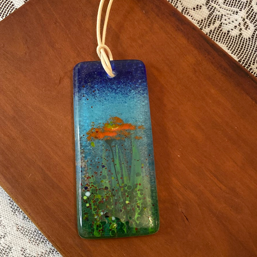 Wales Fused Glass Wall Hanger