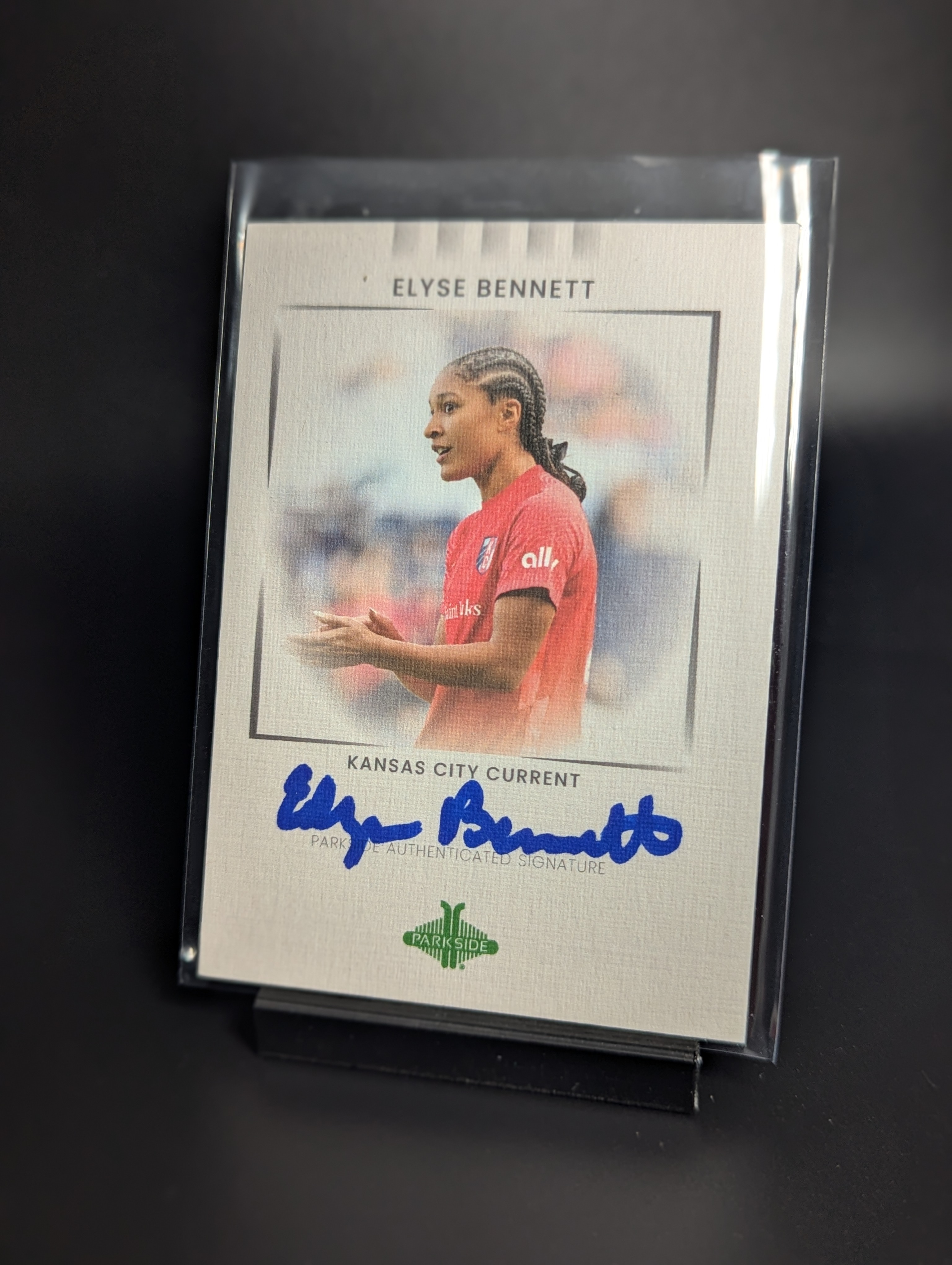 2022 Parkside Paramount NWSL Elyse Bennett Signature Series Auto Kansas ...