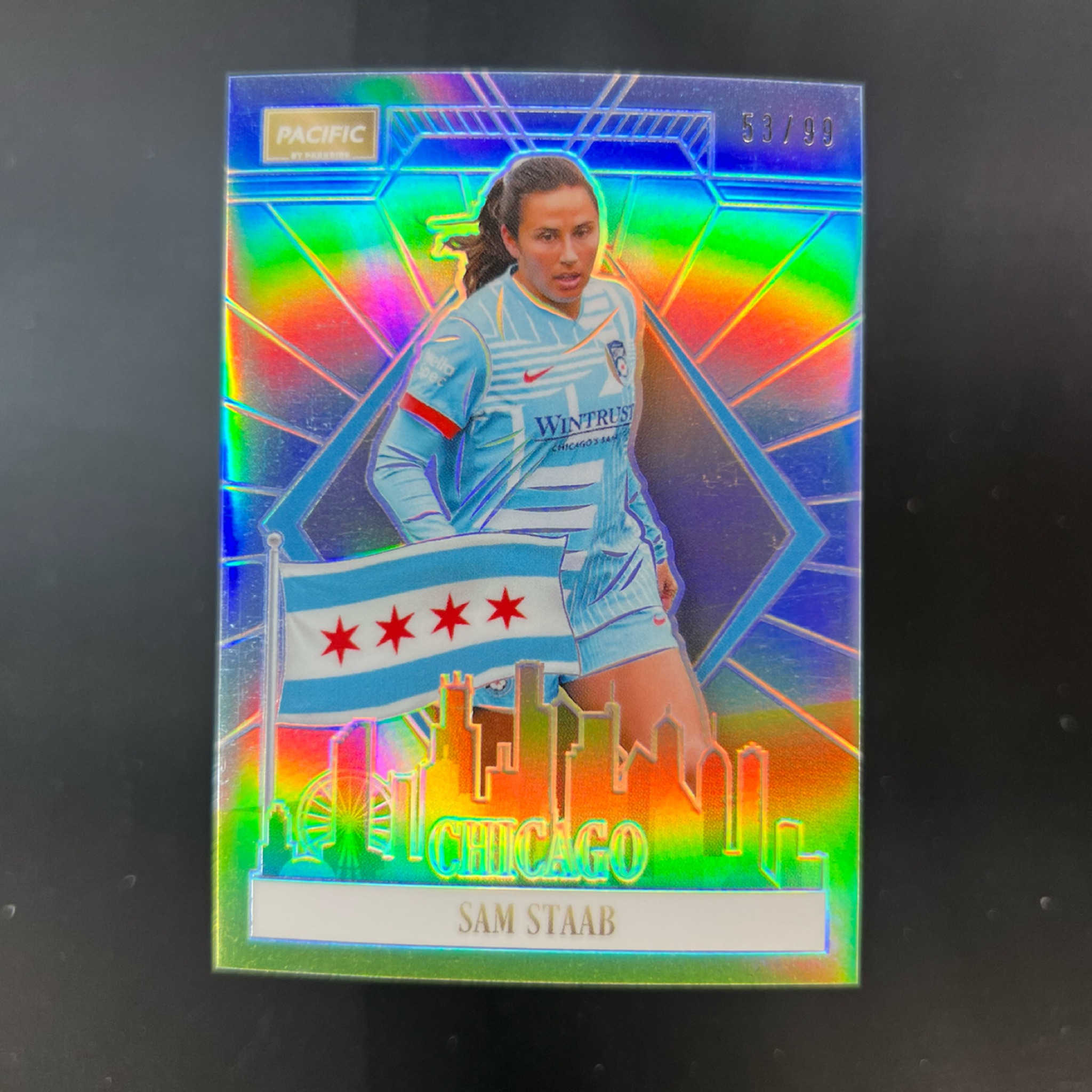 Sam Staab 2025 Parkside NWSL Pacific Hometown /99 Soccer Card
