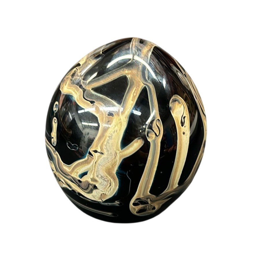 Signed 1980 Paperweight Very Cool Piece