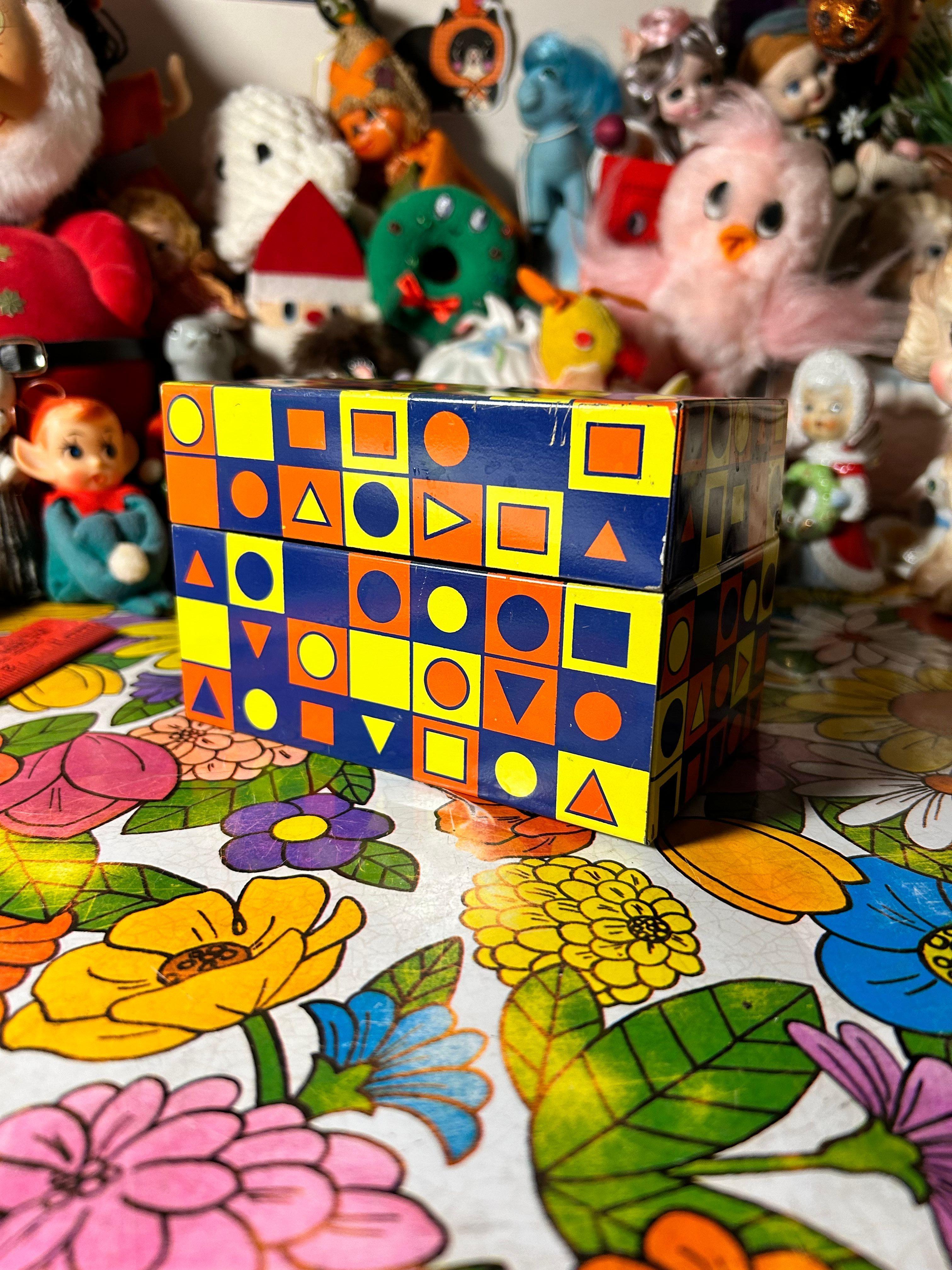 Vintage Mod Shape Recipe Box