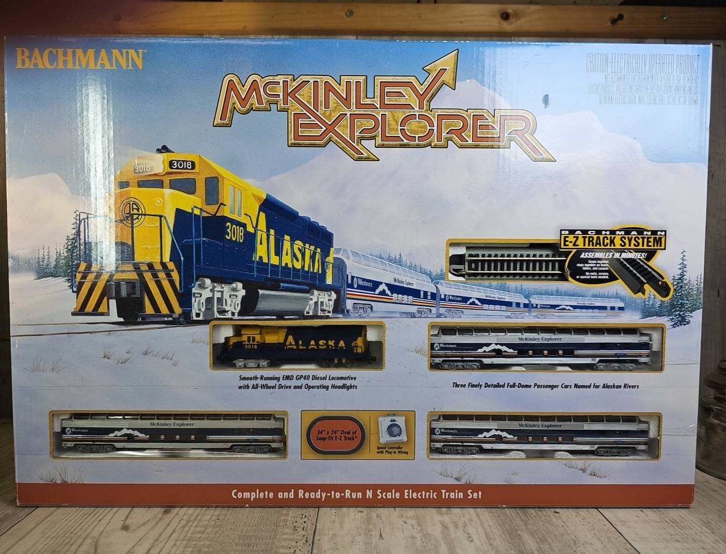 Bachmann New 24023 McKinley Explorer N Scale RTR Alaska Railroad Train ...