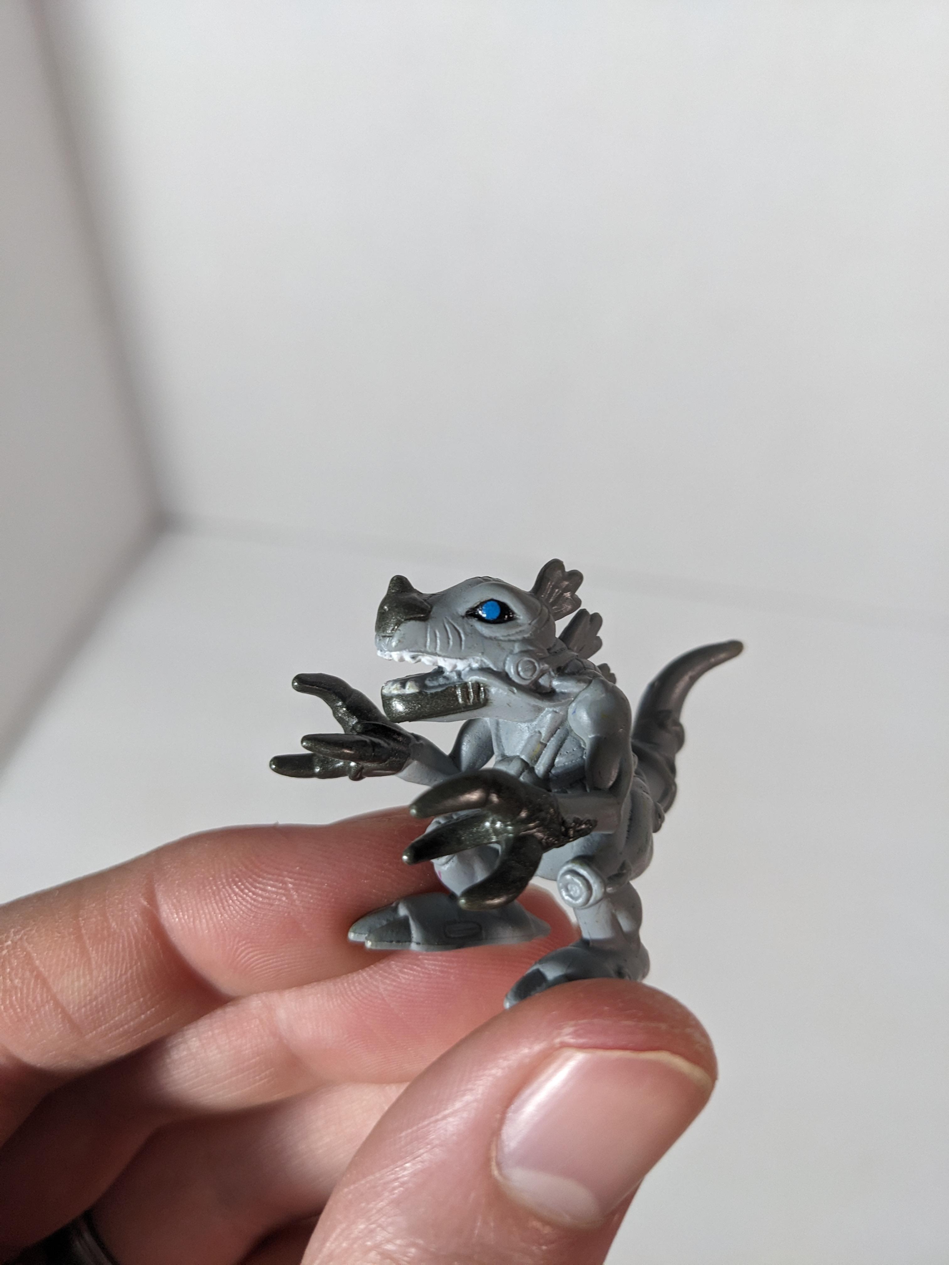 Metal Tyrannomon Digimon Mini Figure Rare