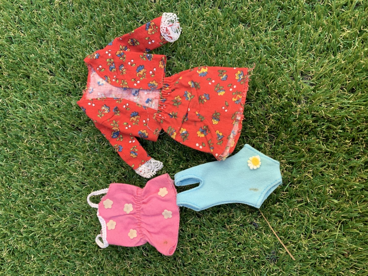 Lot Of 4 Vintage Mego Brand Doll Clothing