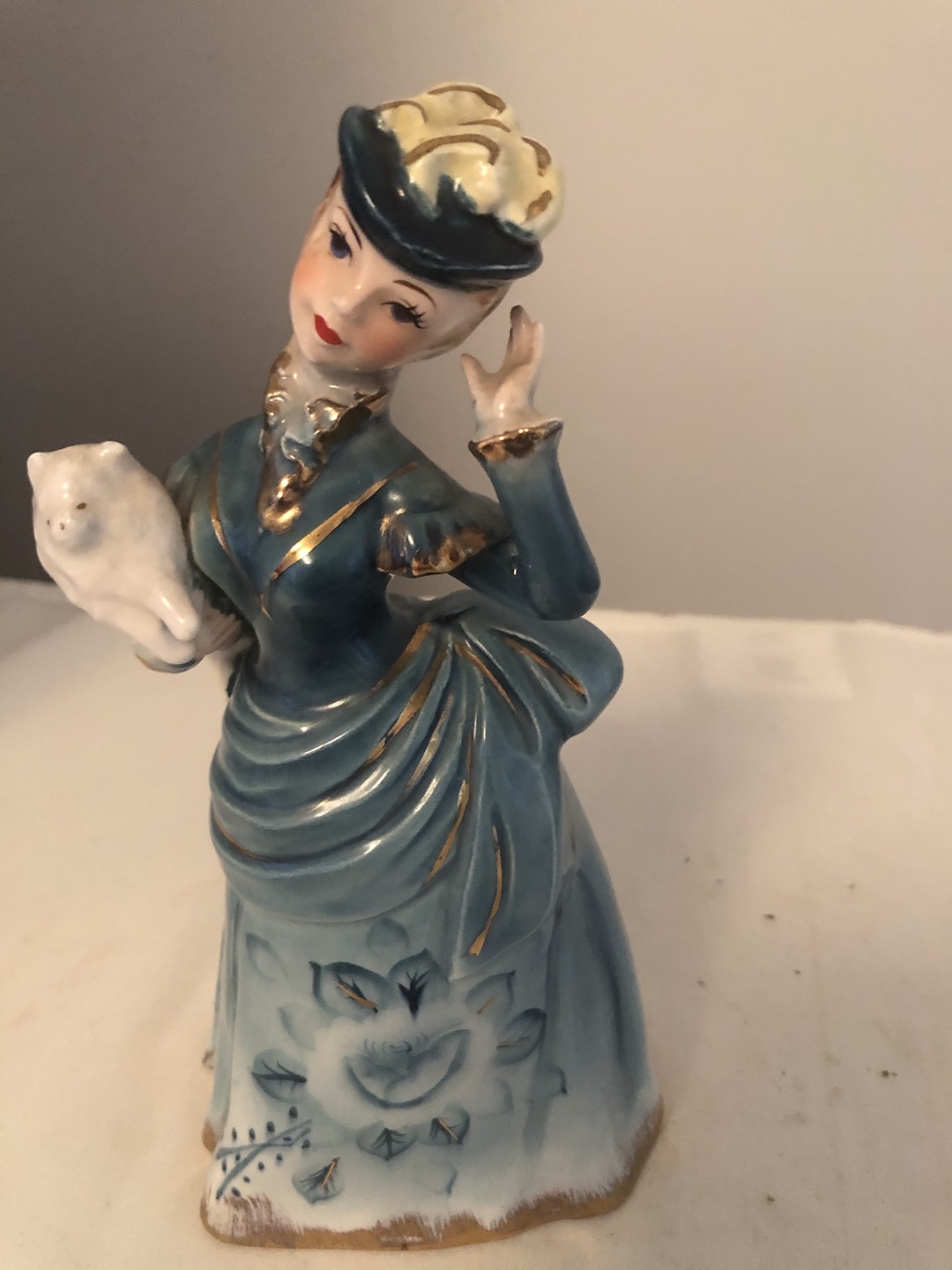 1950’s Kipper & Mann Sophisticated Lady With Dog
