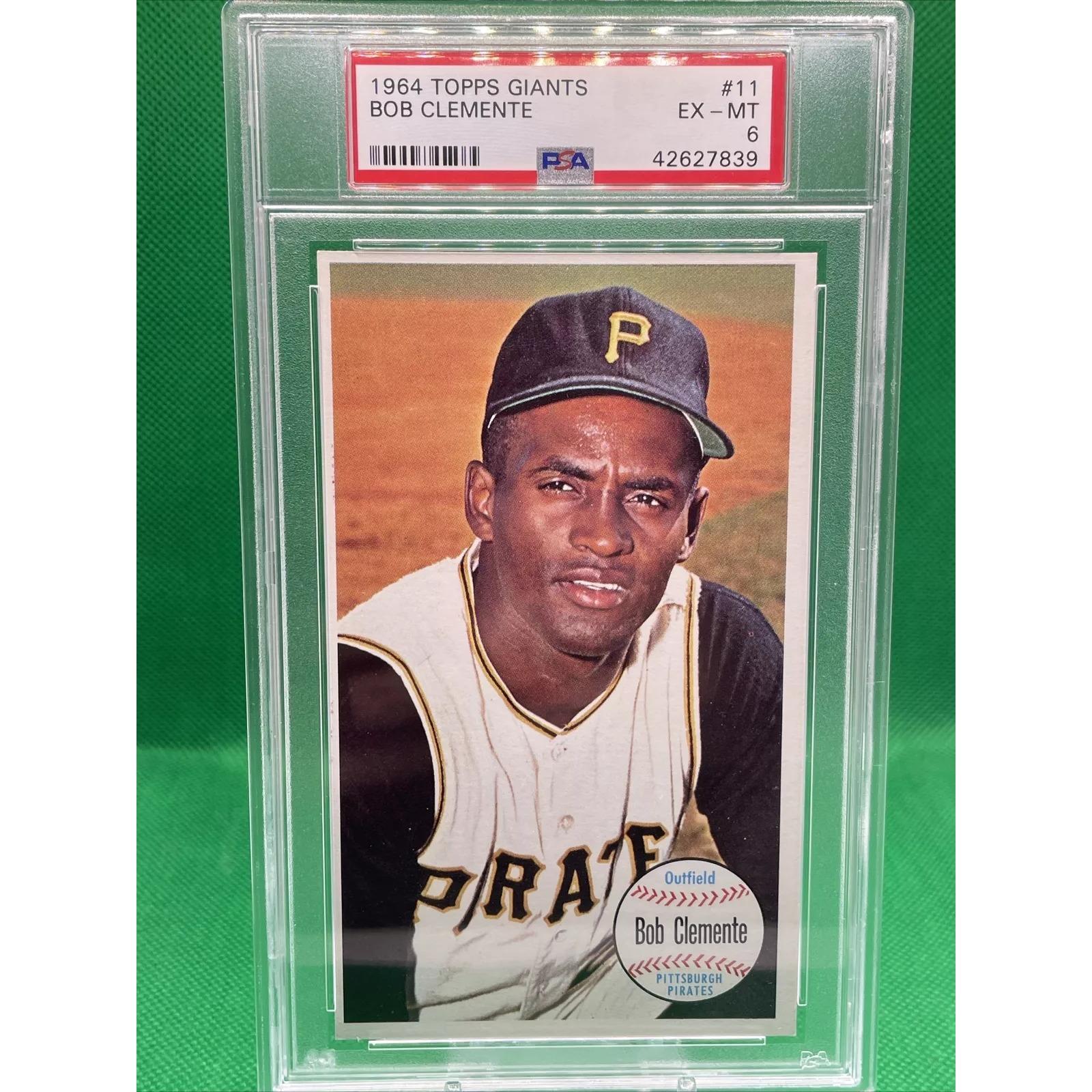 1964 Topps Giants Roberto (Bob) Clemente #11 PSA 6 Ex-Mt