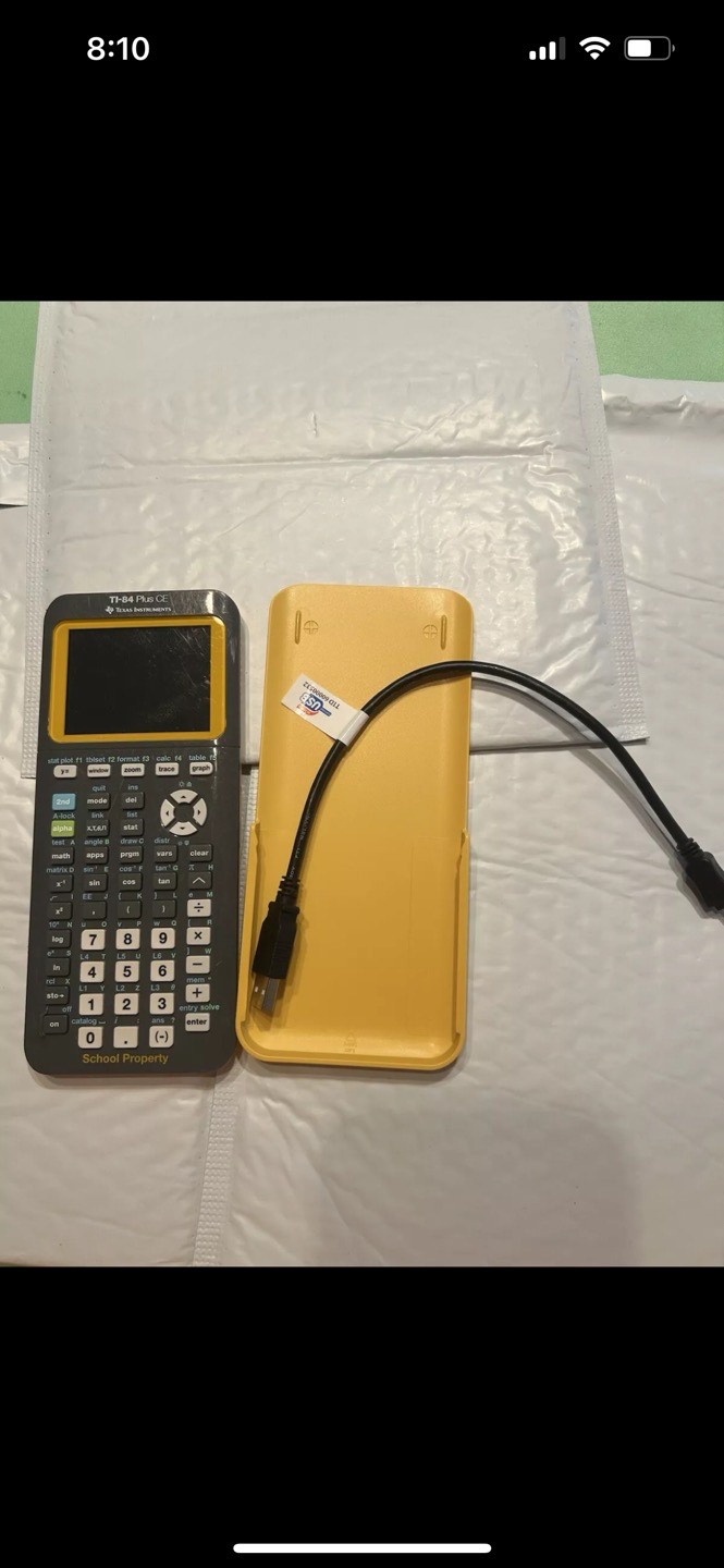 Texas Instruments TI-84 Plus CE Graphing Calculator Tested W Case With ...