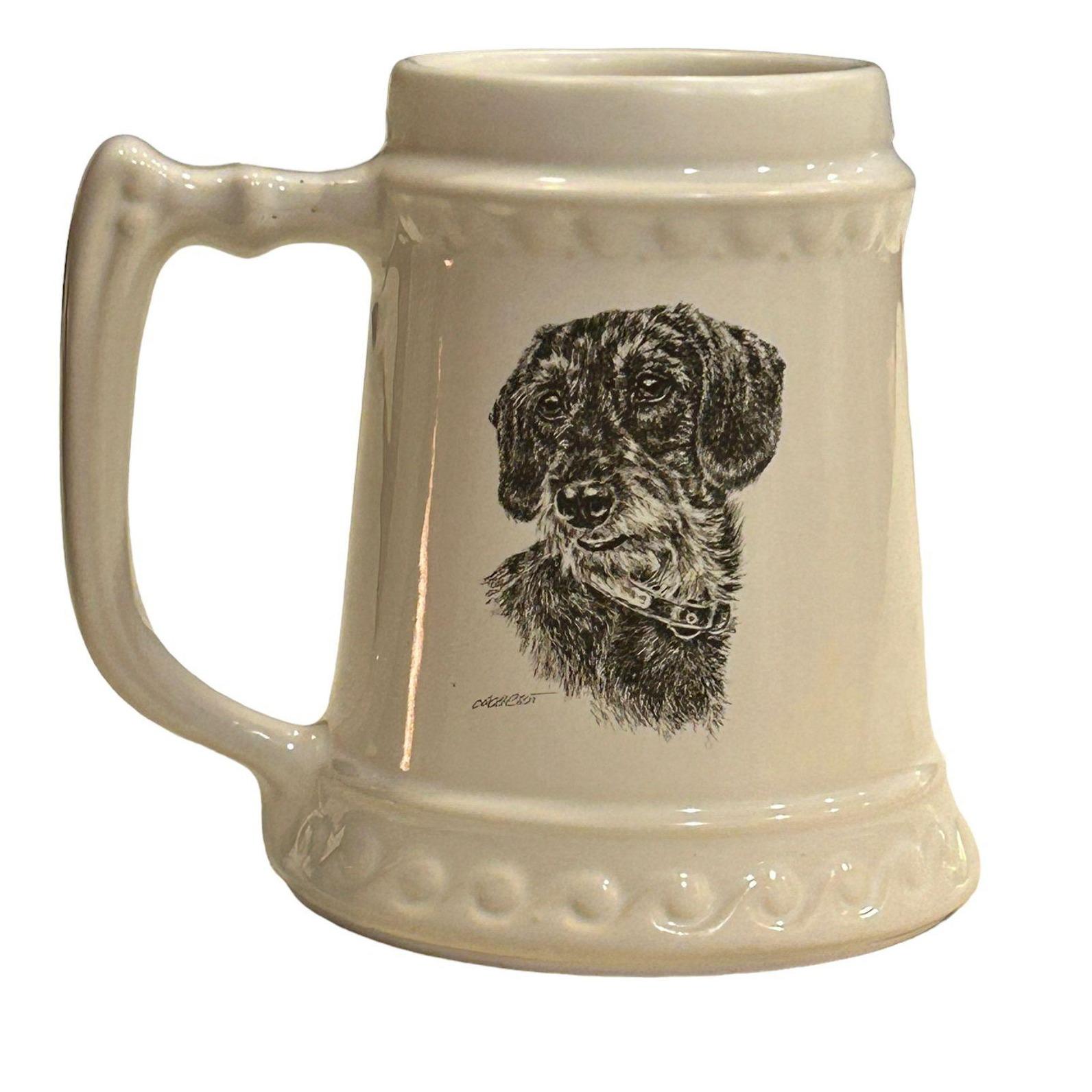 Vintage McCoy Terrier Dog Stein Numbered Mug Made in USA 6036 USA