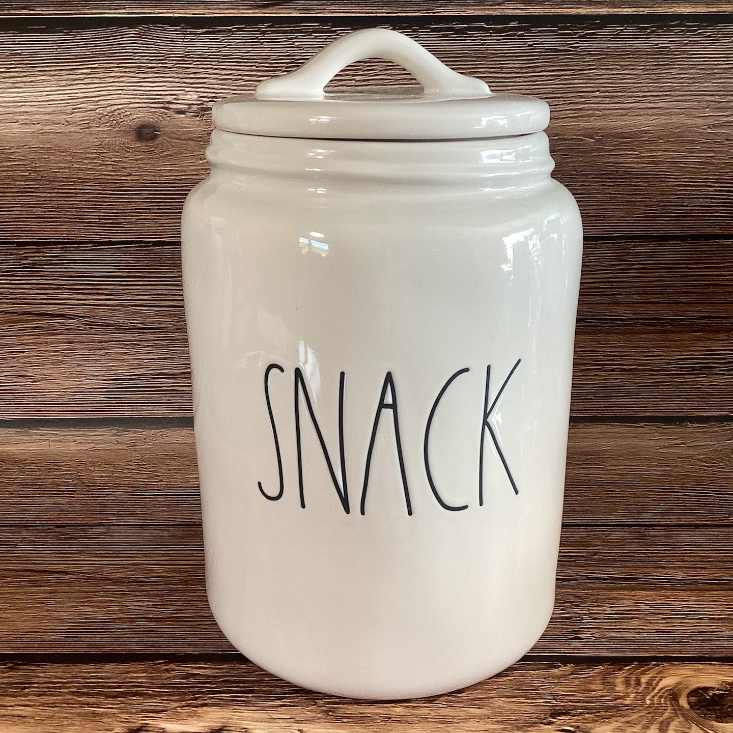 Rae Dunn Large Snack Canister Magenta Artisan Collection 9 Inch With ...