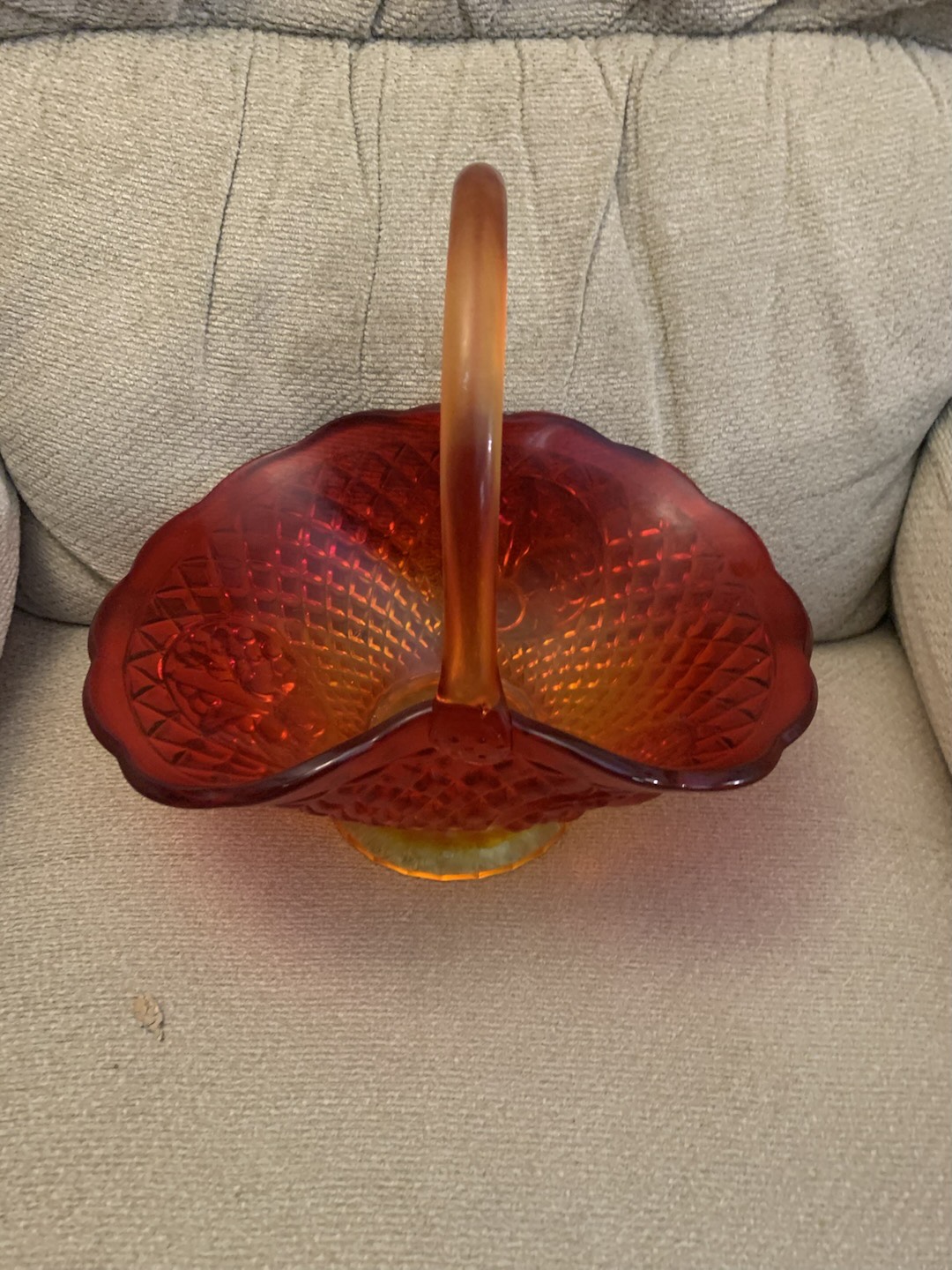 Amberina Basket Glows
