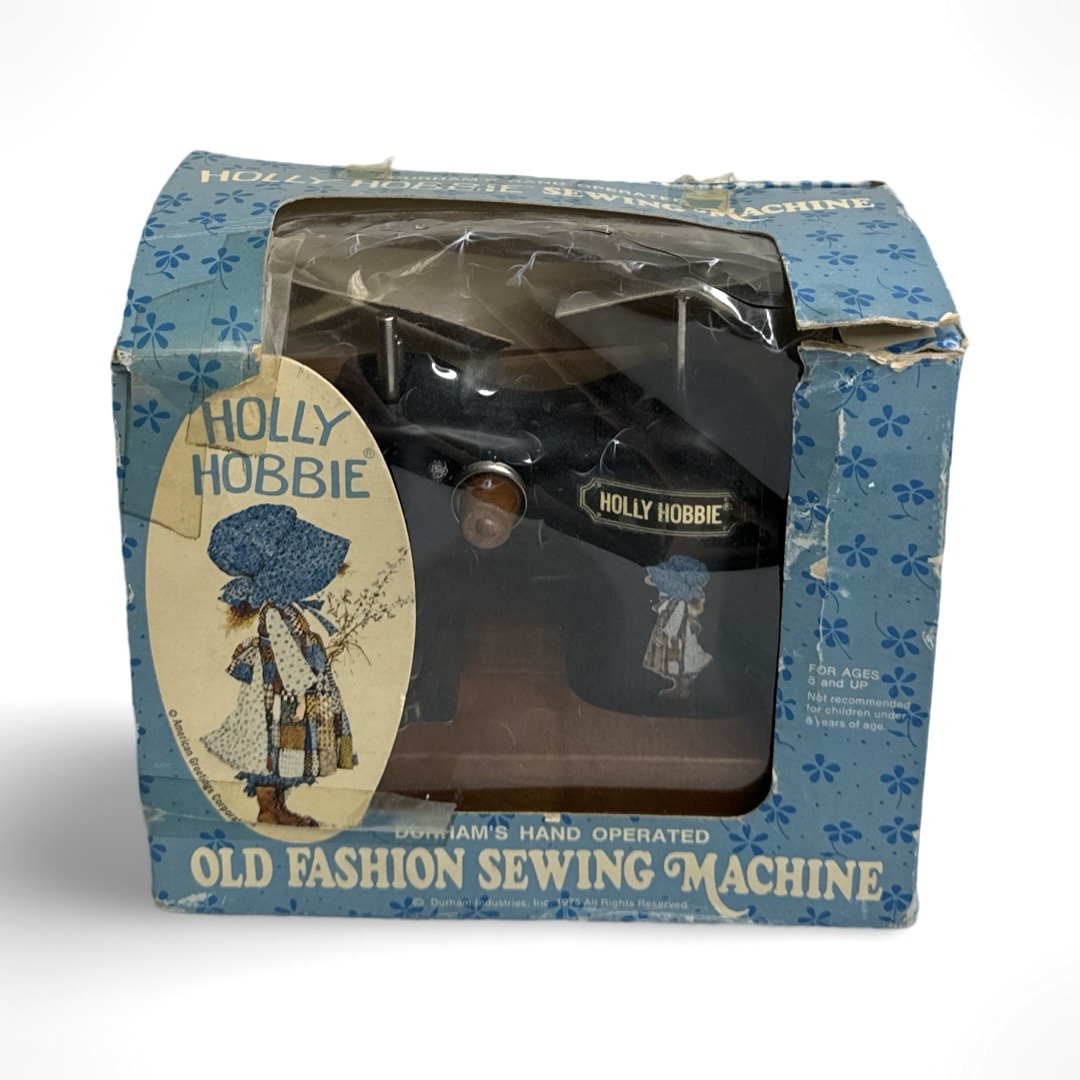 Vintage 1975 Holly Hobbie Mini Toy Sewing Machine American Greetings Durham