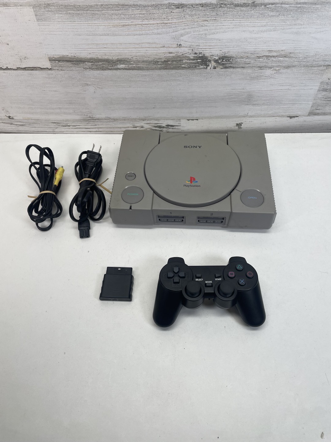 Sony Ps1 Console With Av, Power, Controller