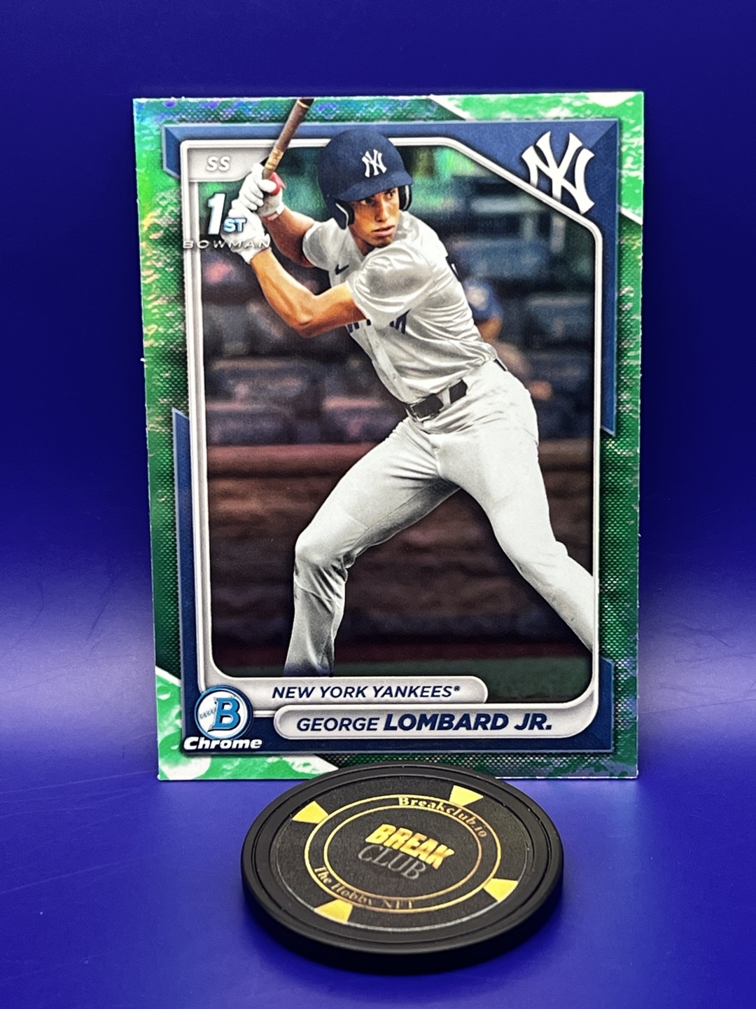 George Lombard Jr 2024 Bowman Chrome 1st Lunar Glow