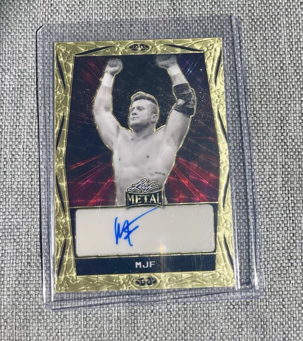 2024 Leaf Metal Legends MJF Gold Vinyl 1/1 Autograph!