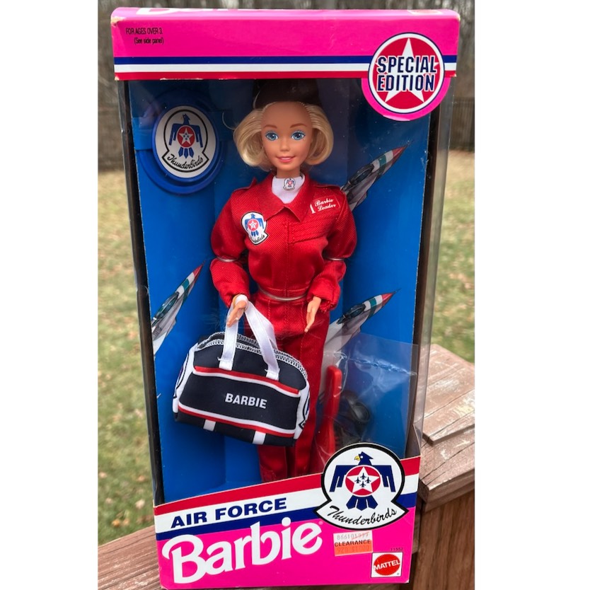 Vintage 1993 Mattel Air Force Barbie Doll Thunderbirds New NIB 11552 ...