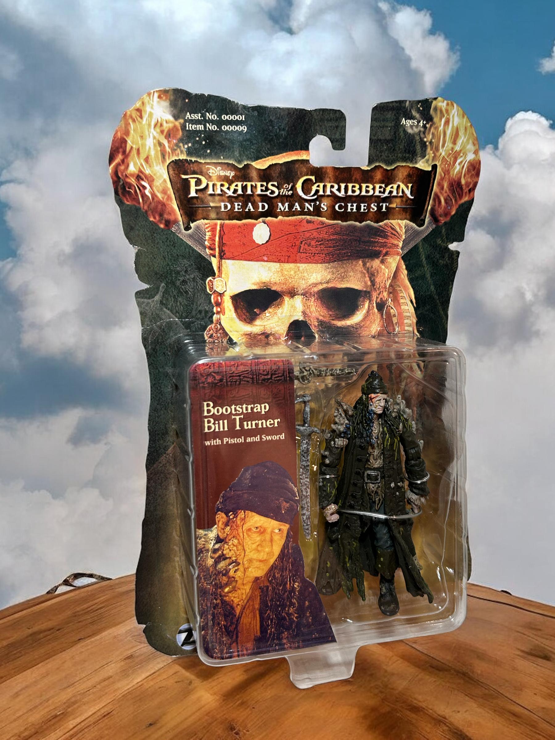 Pirates of the Caribbean Dead Man's Chest Bootstrap Bill Turner Figure ...