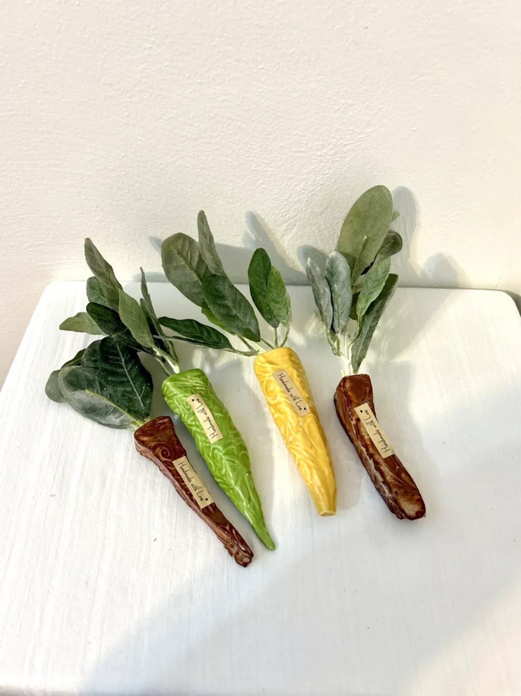 RARE UNIQUE ONE OF A KIND Handmade Decorative Ceramic Vegetables ...