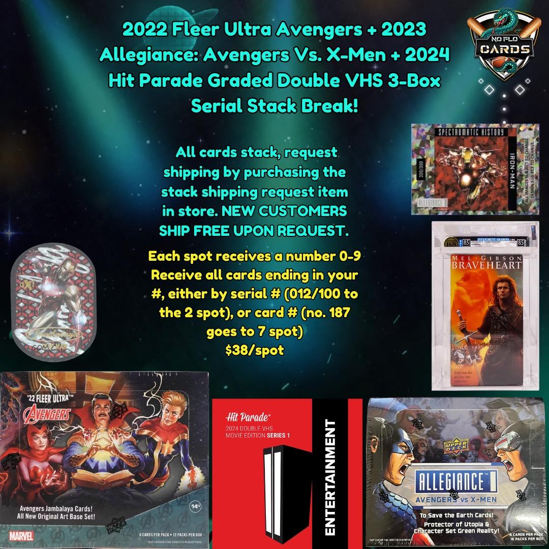 2022 Fleer Ultra Avengers + 2023 Allegiance: Avengers Vs. X-Men + 2024 ...
