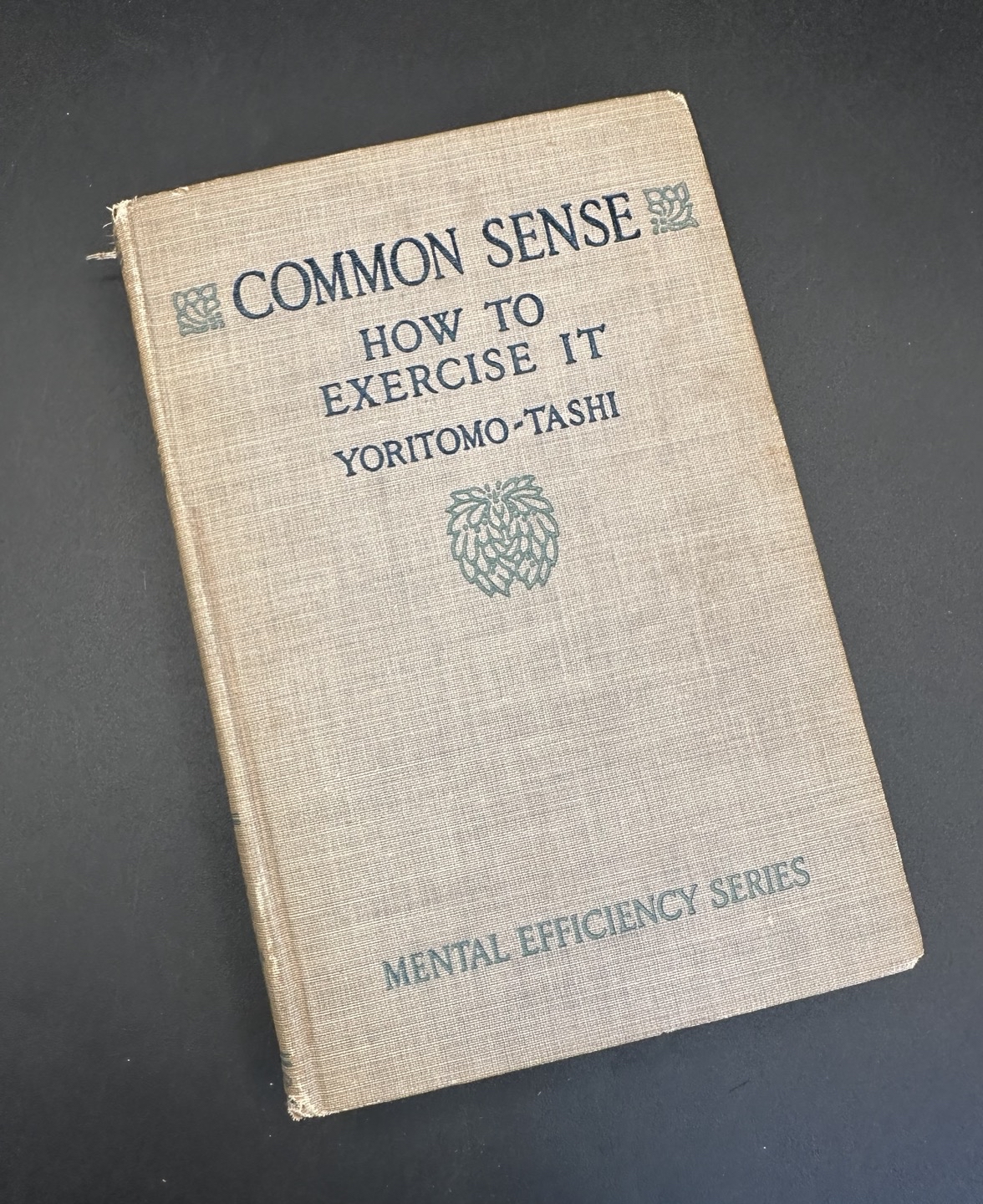 Common Sense-How To Exercise It By Yoritomo-Tashi, Mental Efficiency ...