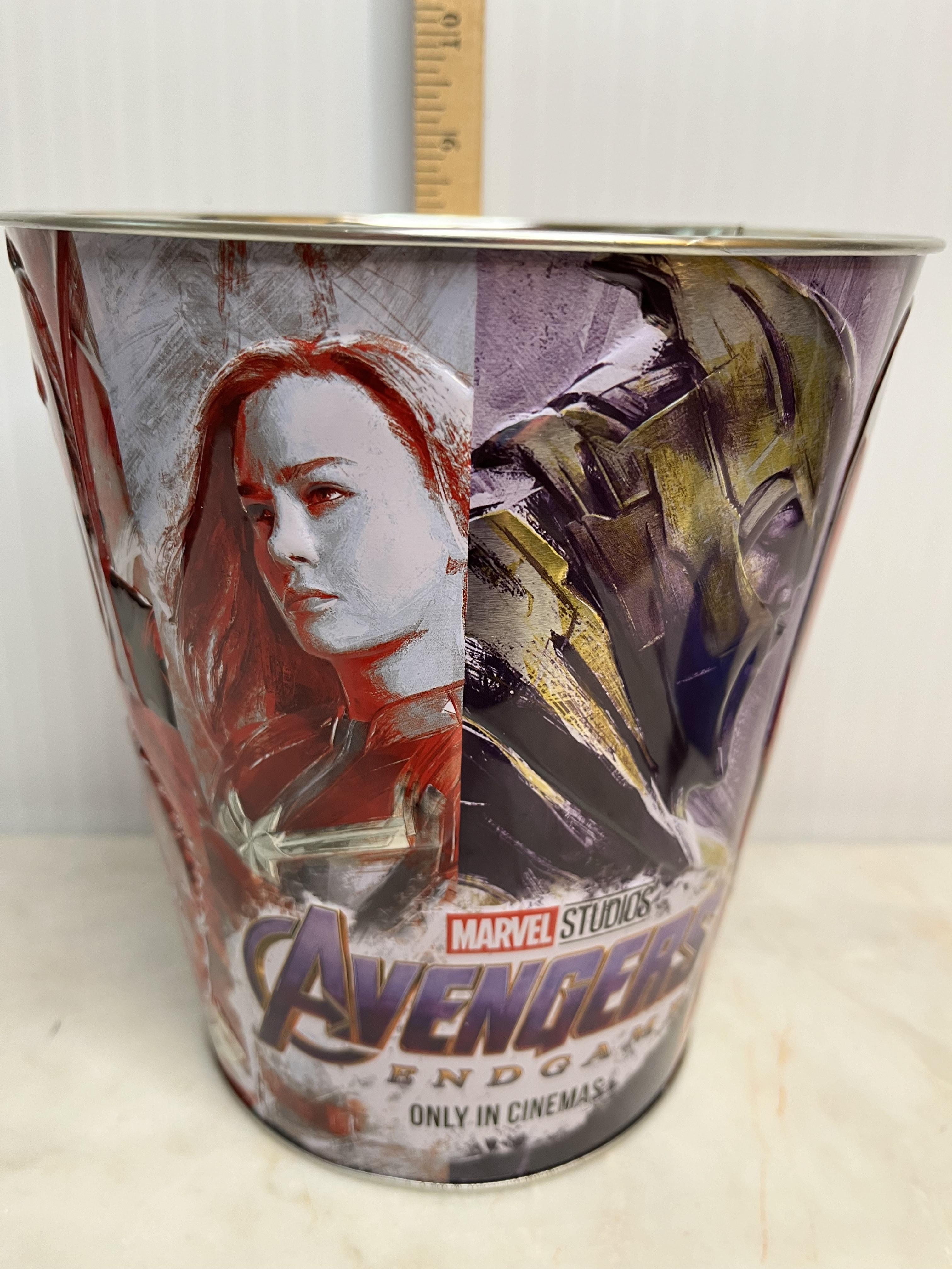 Marvel Studios Avengers End Game Movie Collectible Popcorn Tin Bucket ...