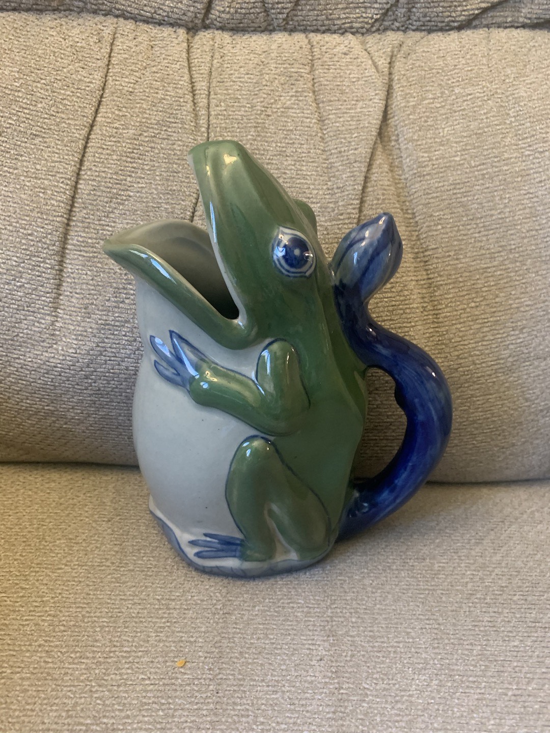 Frog Pitcher Unmarked