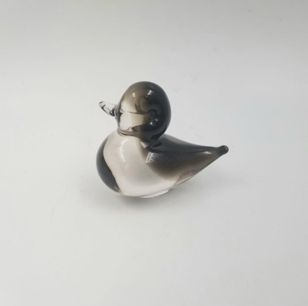 Blown Glass Duck Paperweight