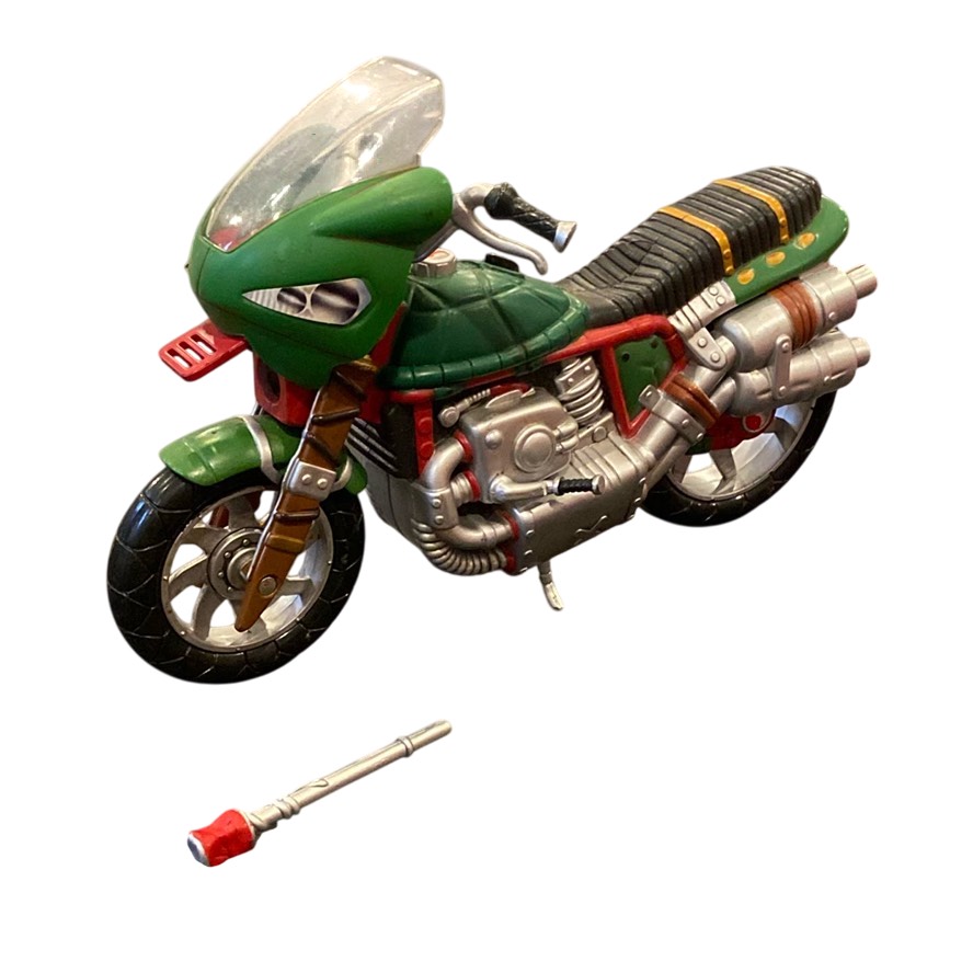 Teenage Mutant Ninja Turtles Raphael Battle Bike Playmates Toys With ...