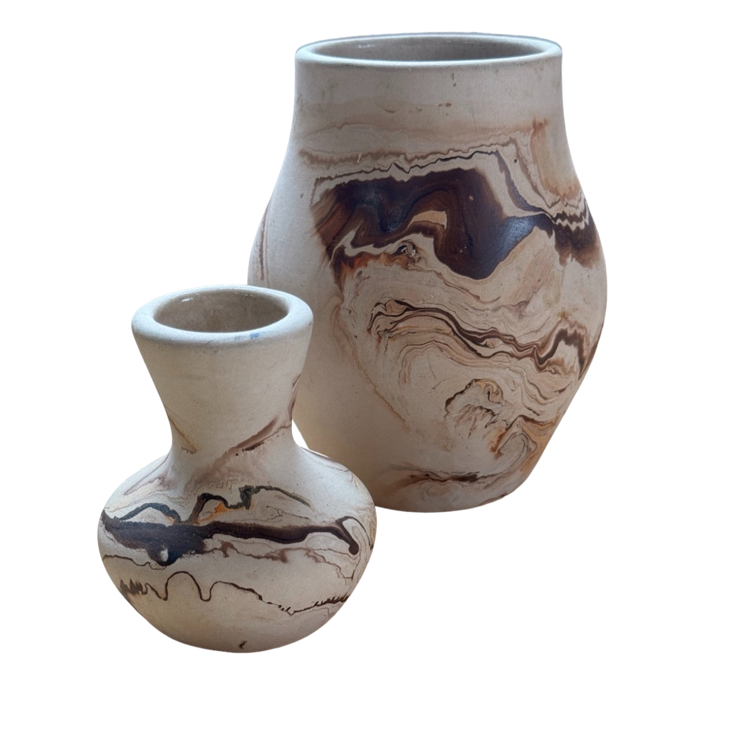 Nemadji Pottery Set Of Two