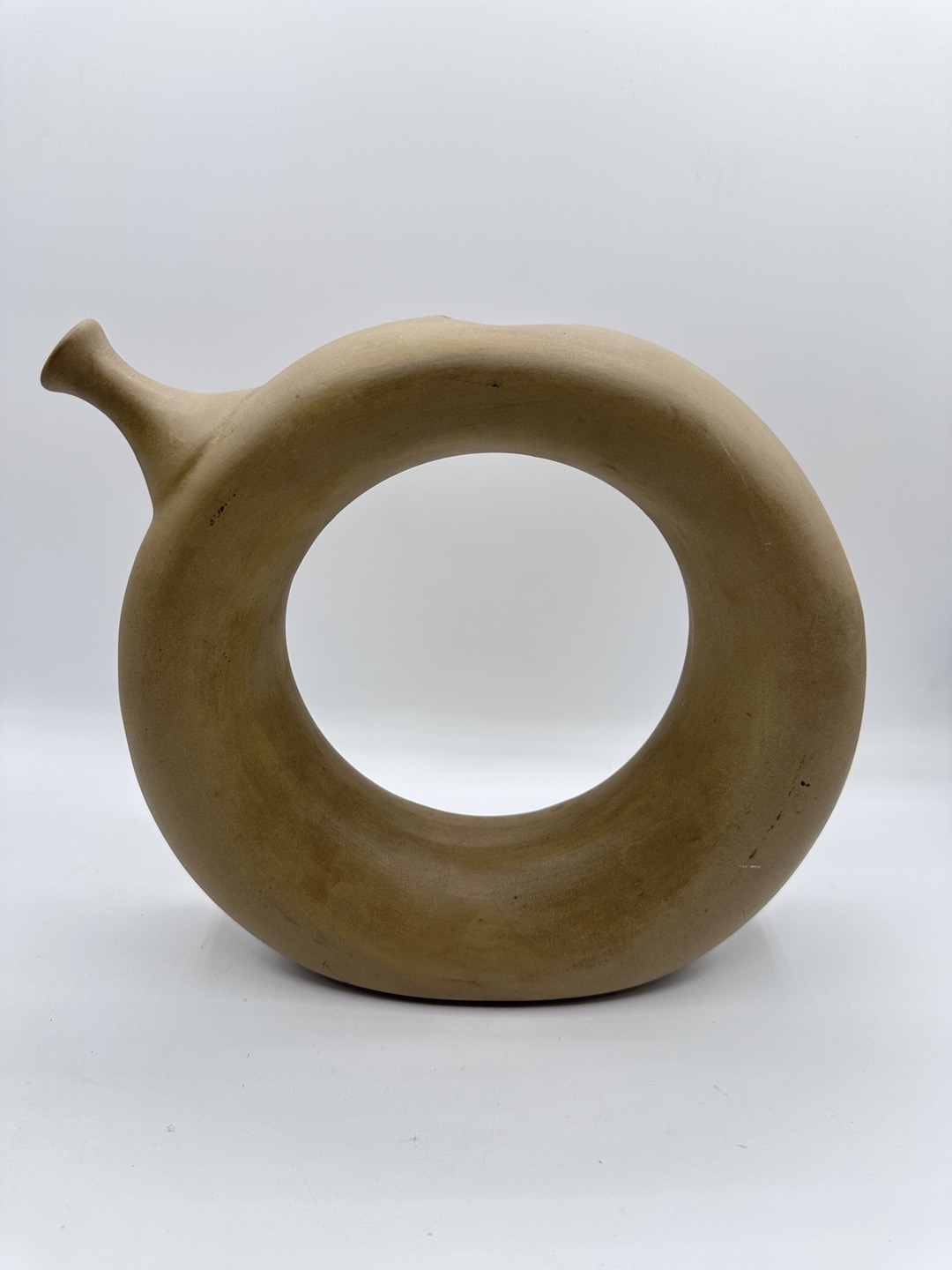 Hartstone Pottery Circular Decanter