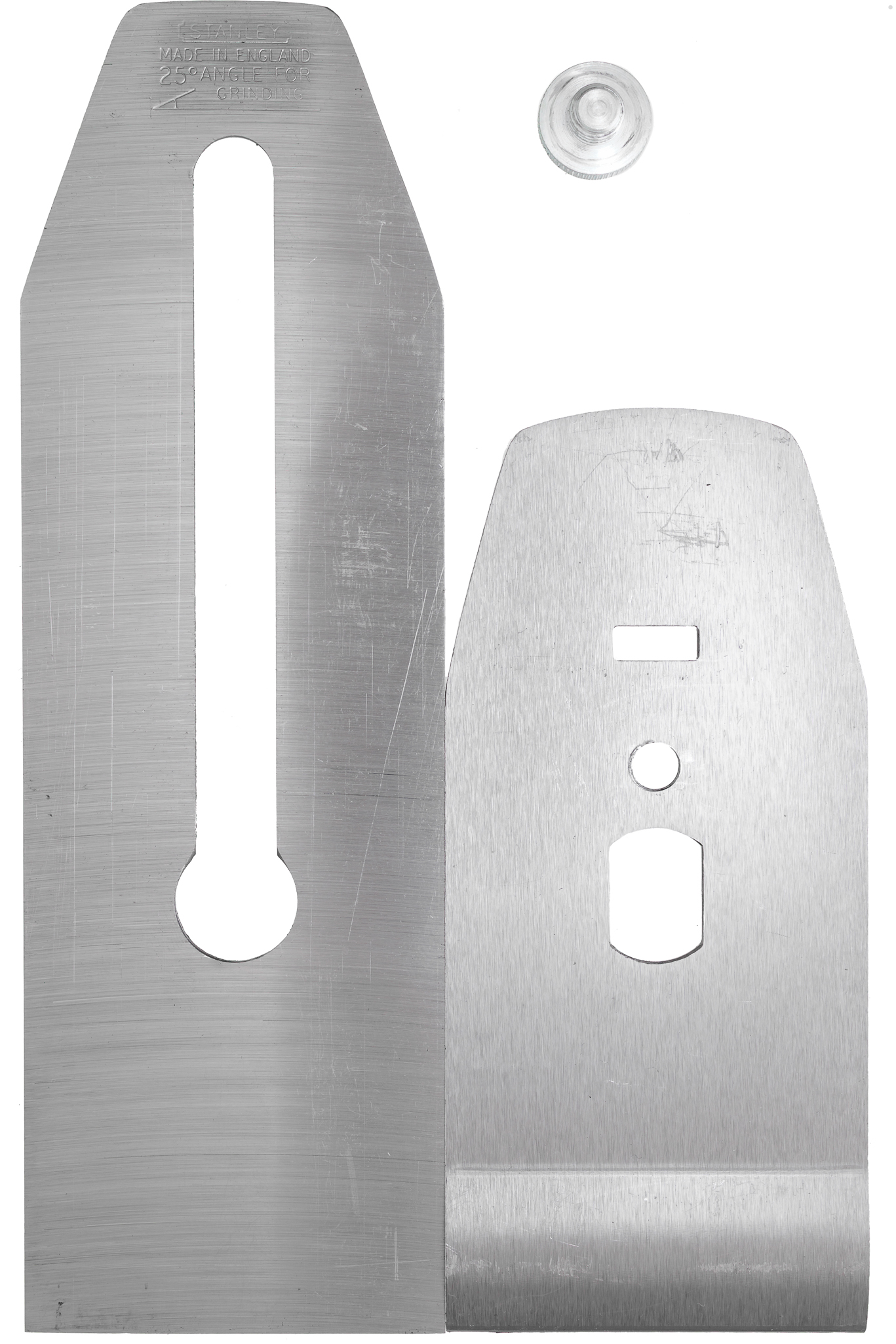 New Old Stock Stanley Hand Plane Double Iron 2-3/8" Wide Made In England