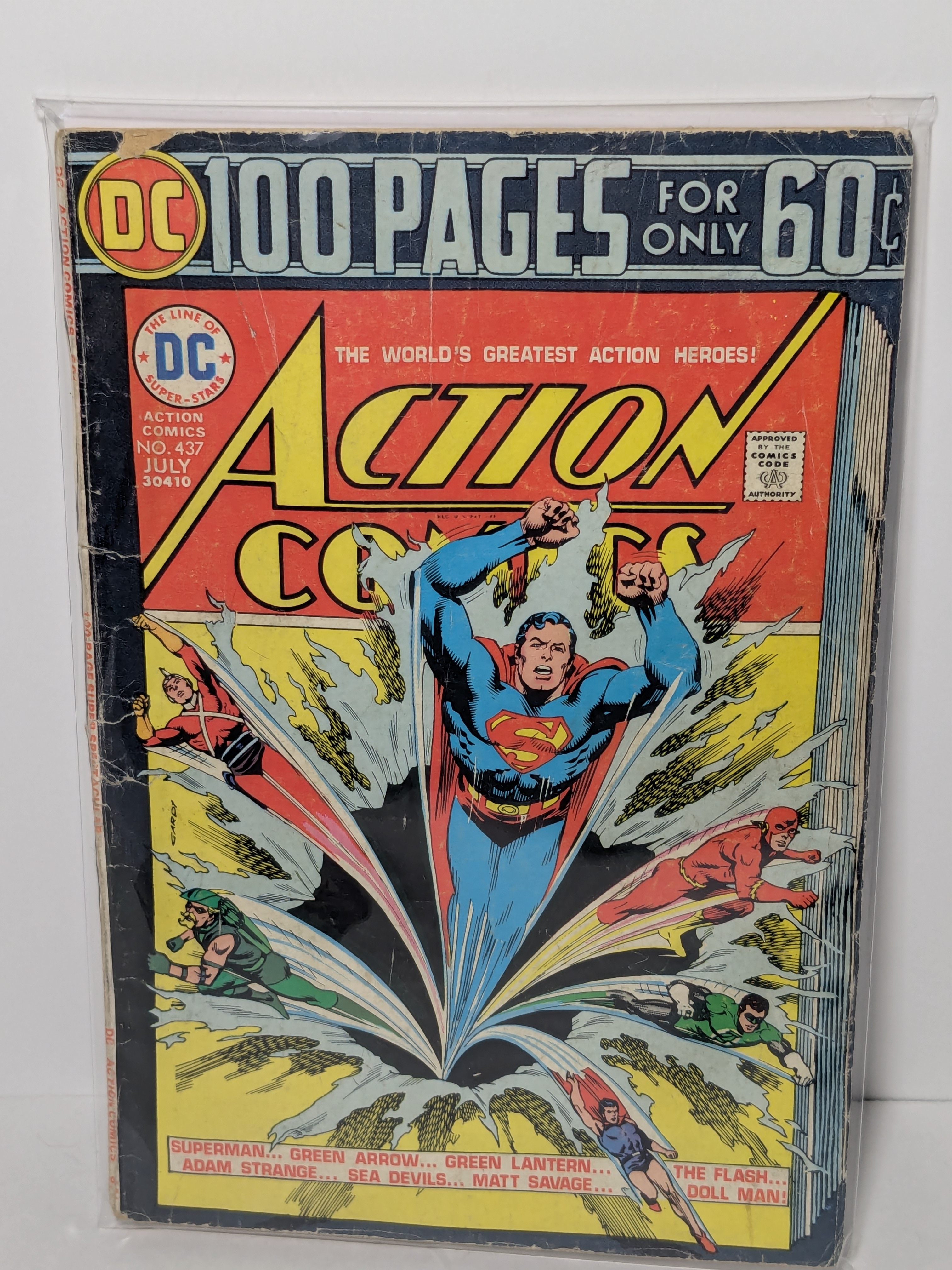 Action Comics #437 - The Line of DC Super Stars (100 pages July 1974)