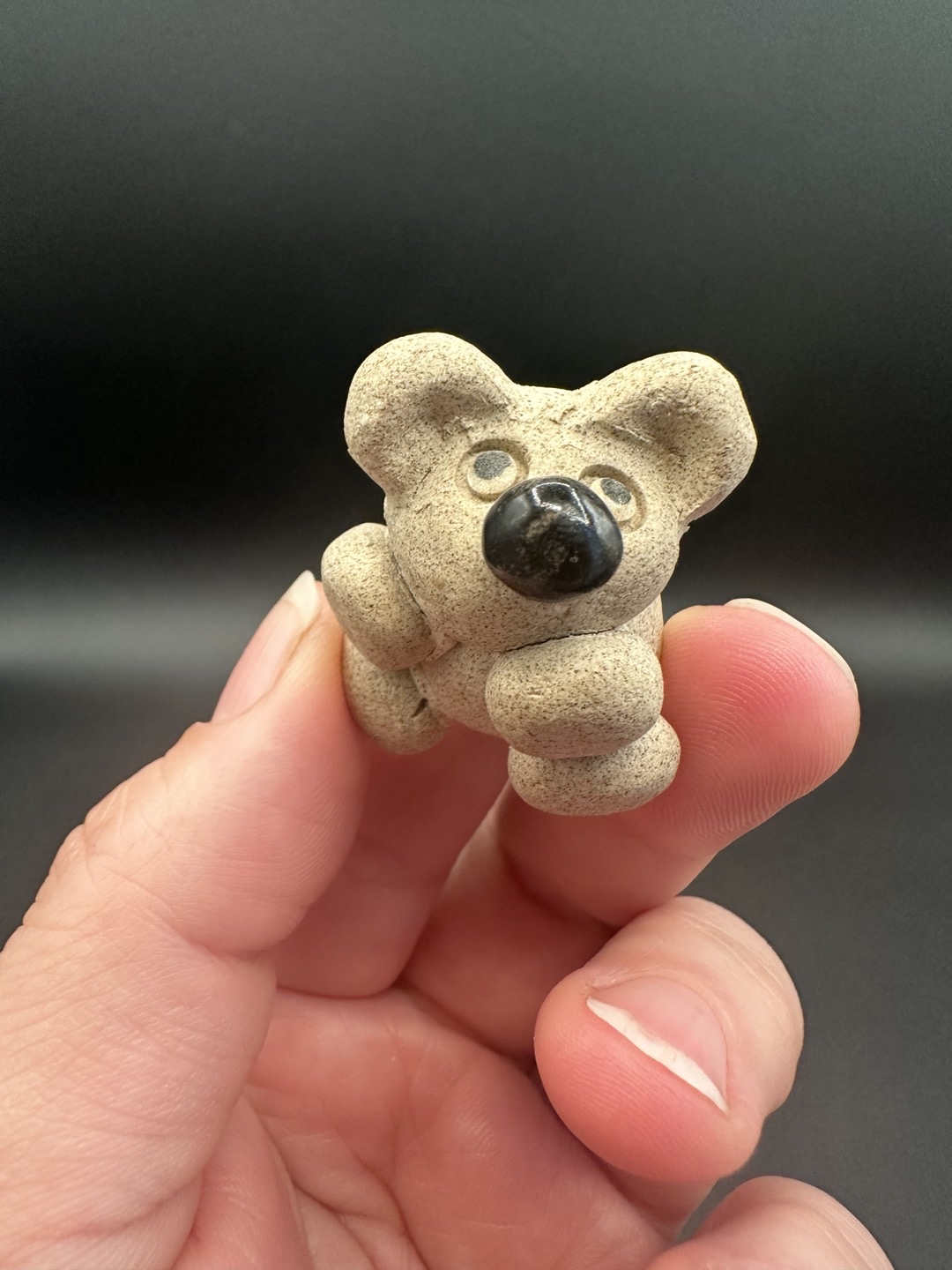 The Cutest Pudgy Little Clay Bear