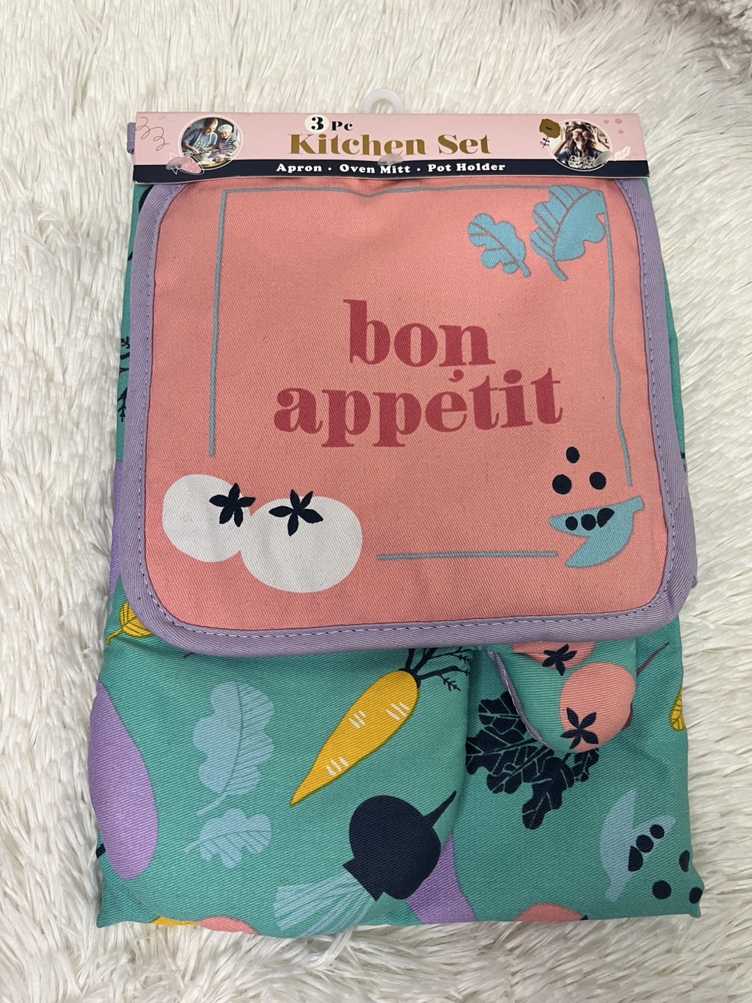 3 Pc Kitchen Set “Bon Appetite”Collection