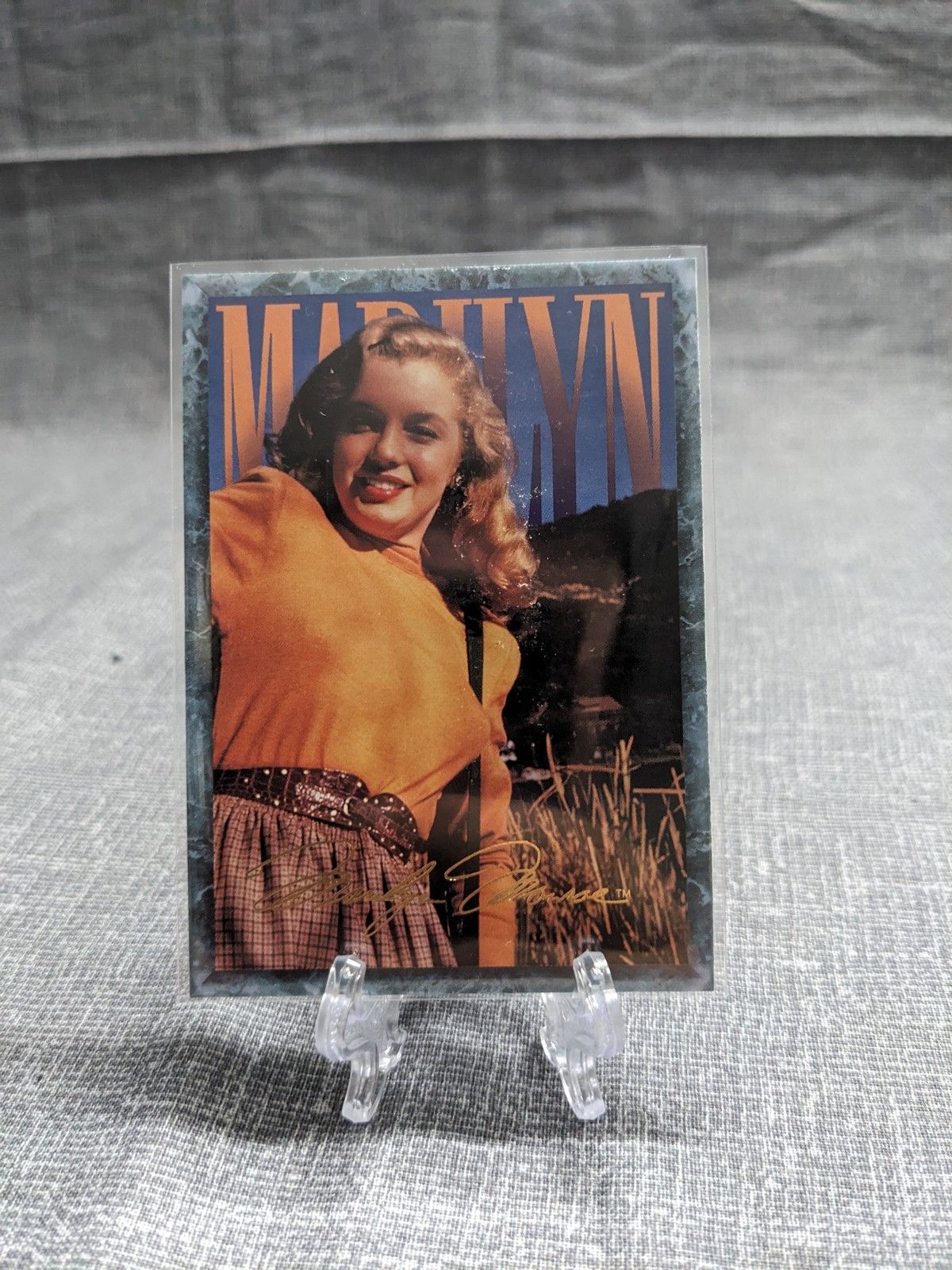 1993 Sports Time Marilyn Monroe #64 A Modeling shot of the young ...