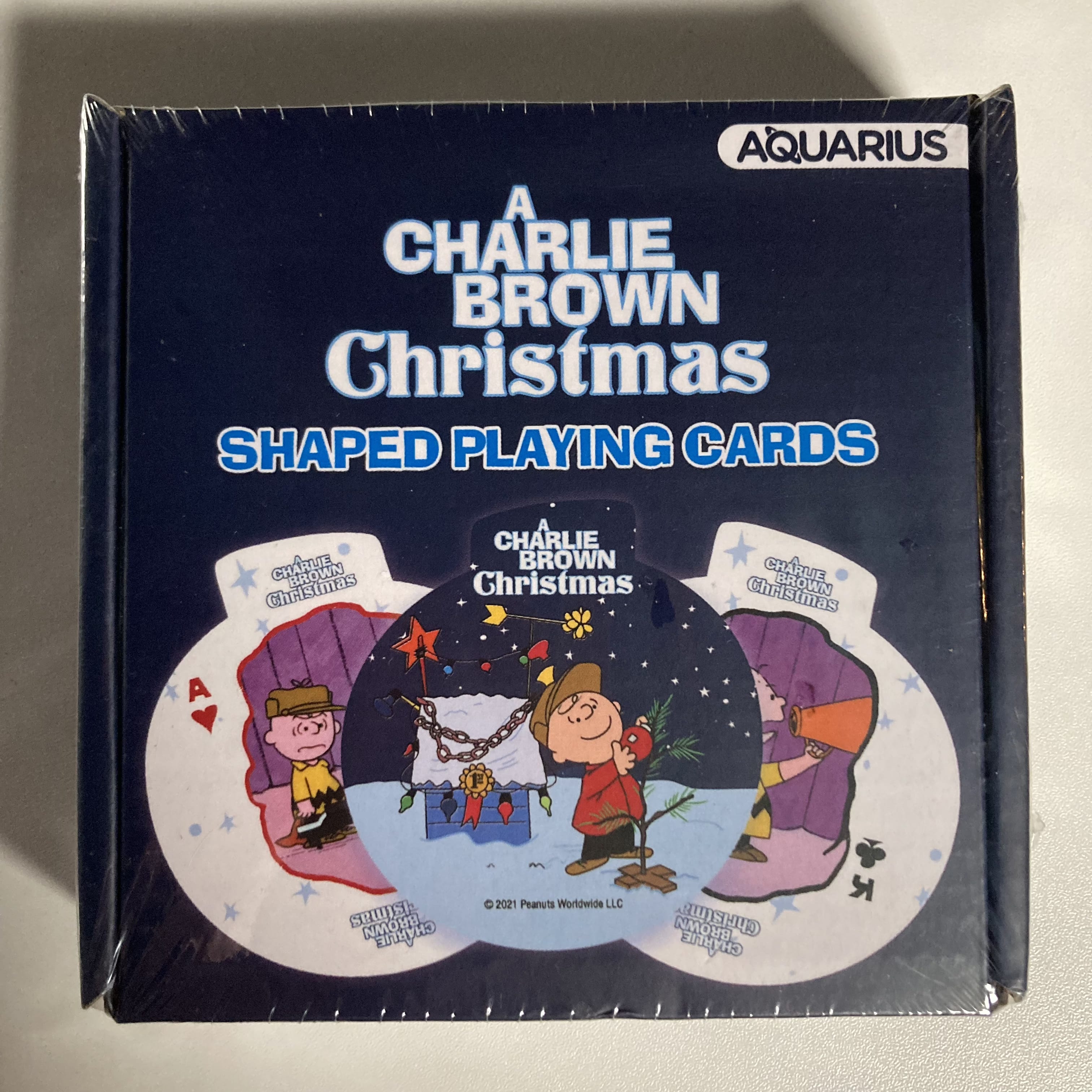 Peanuts • A Charlie Brown Christmas • NIB Shaped Playing Cards• 2021 ...