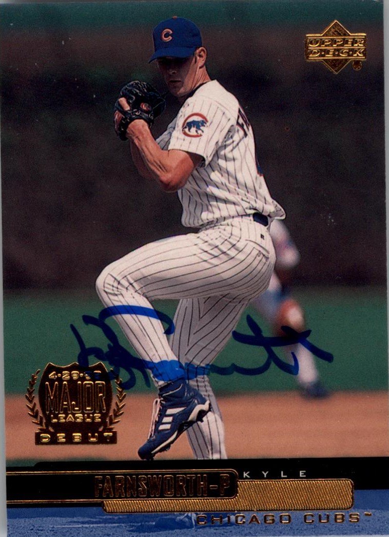 Kyle Farnsworth Signed Chicago Cubs 2000 Upper Deck #70