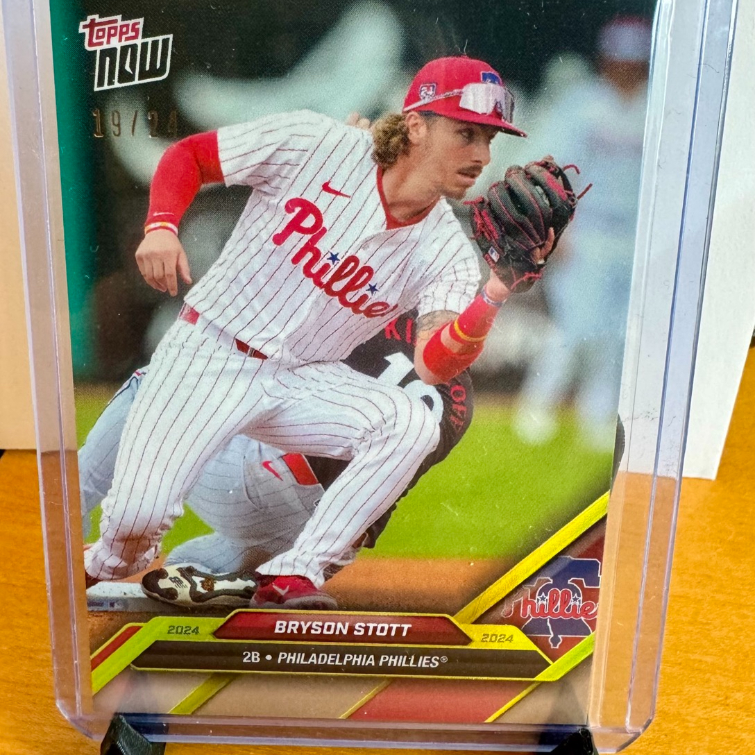 Bryson Stott 2024 Road To Opening Day Gold 19/24 - Philadelphia Phillies