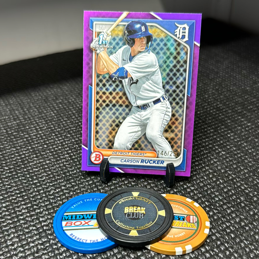 2024 Carson Rucker 1st Purple Paper 146/250