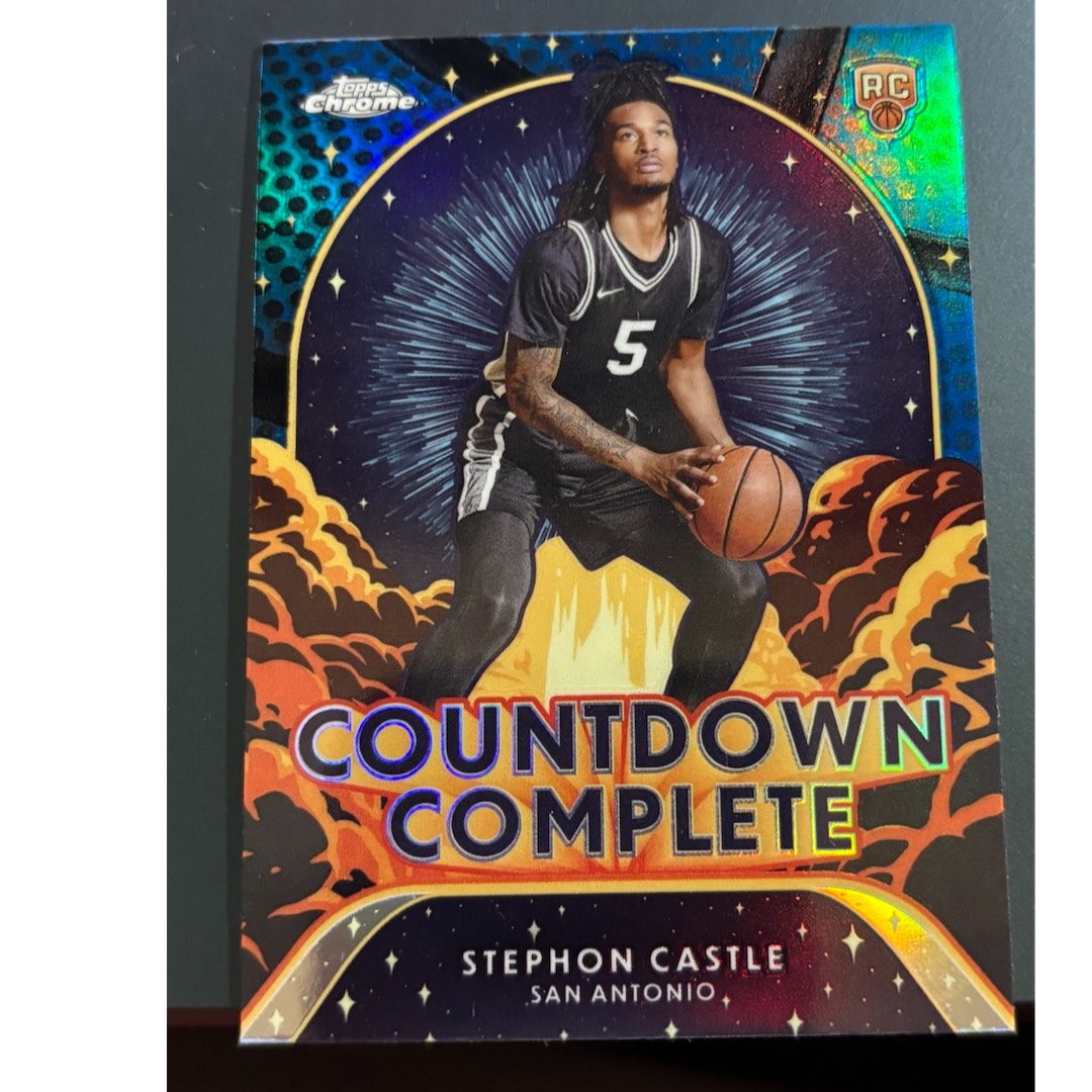 Stephen Castle Countdown Complete Topps Chrome Blue Rookie Of The Year ...
