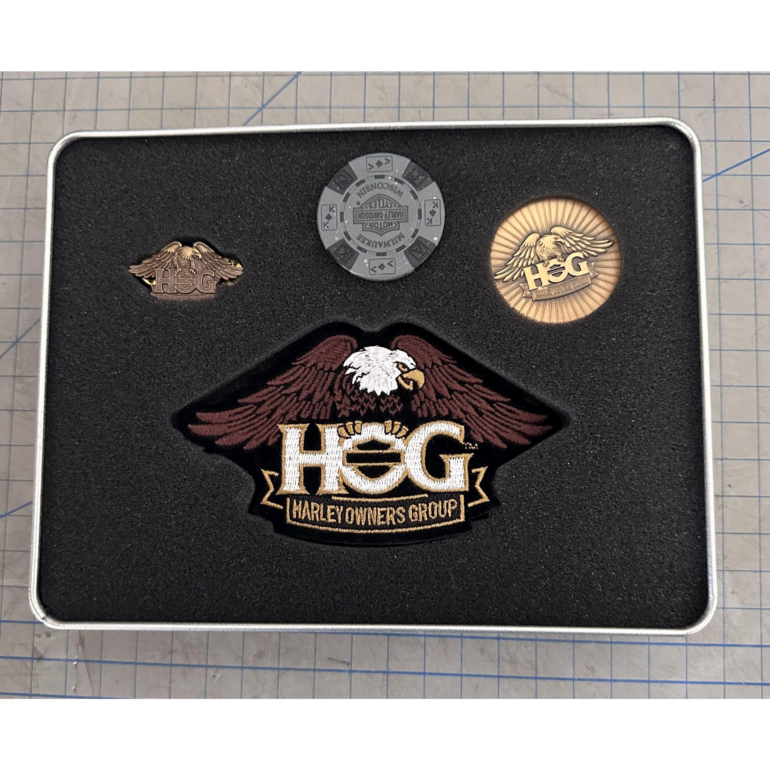 Genuine Harley-Davidson Owners Group Hog Welcome Kit With Bonus VGC