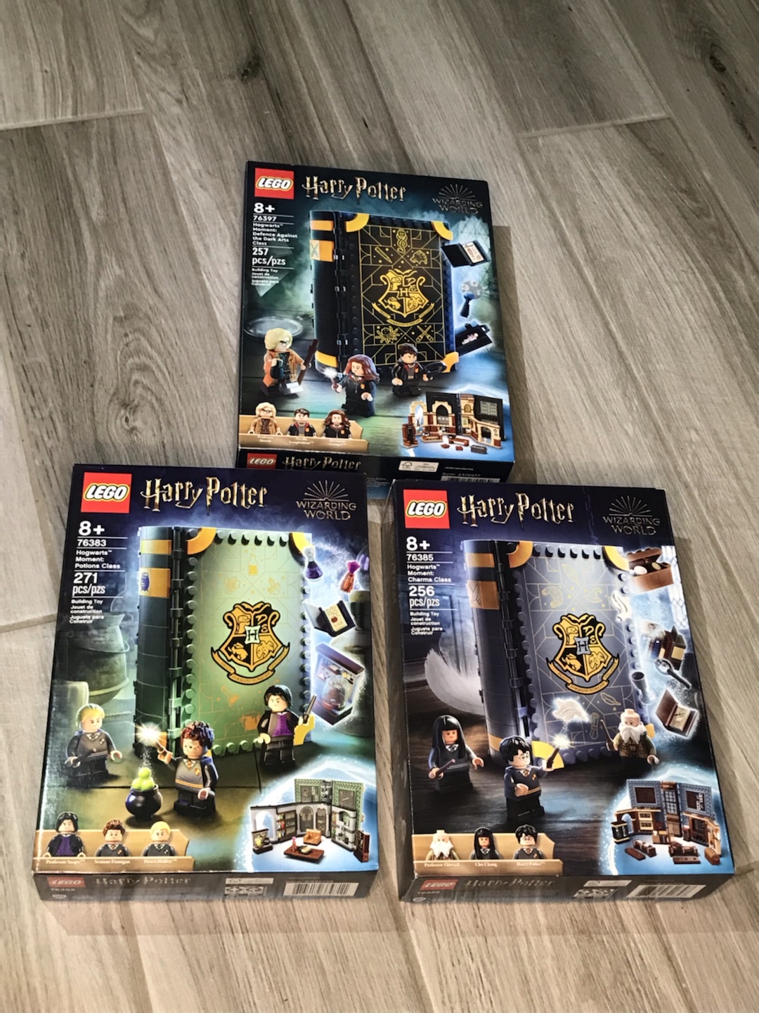 Lego Harry Potter Hogwarts Moments 76383, 76385, 76397 Lot of 3 sets.