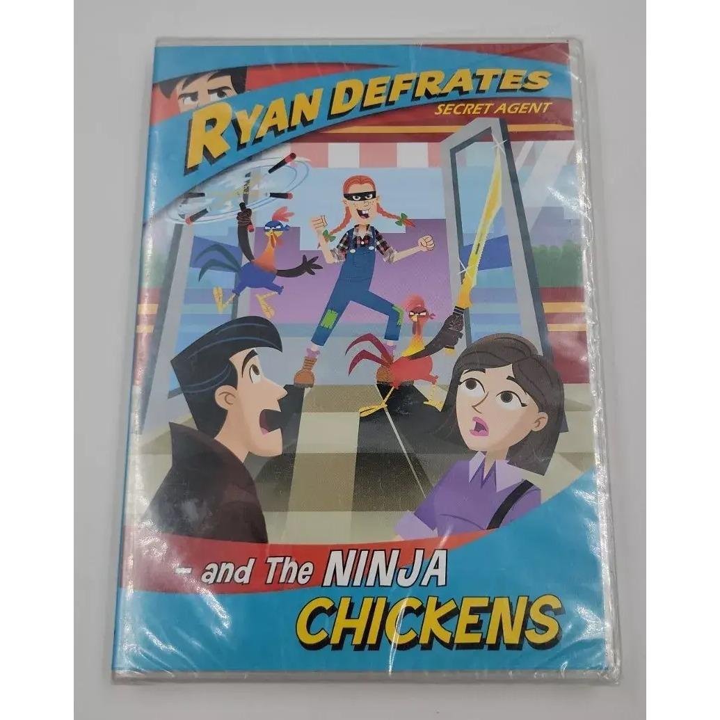 Ryan Defrates: Secret Agent and The Ninja Chickens DVD NEW SEALED