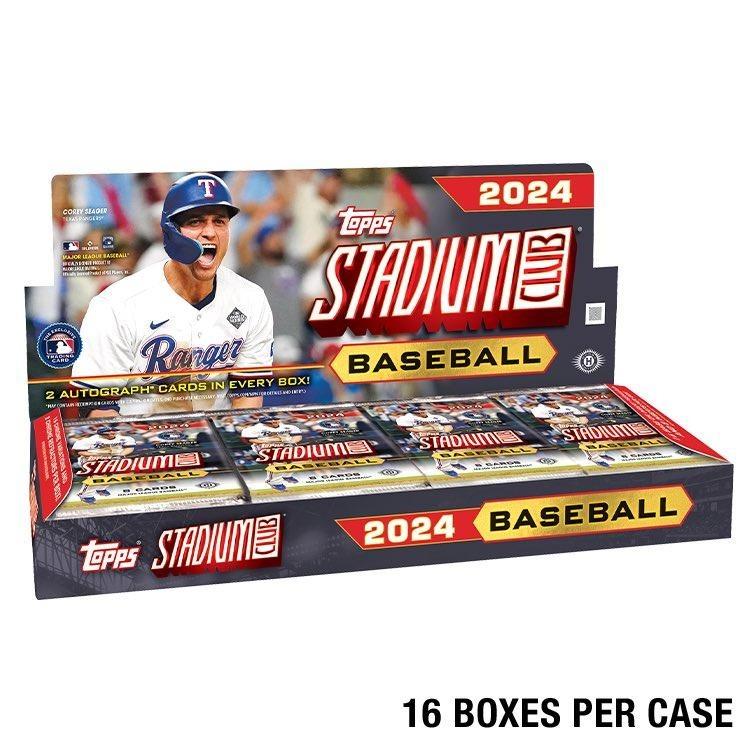 Arizona Diamondbacks - 2024 Topps Stadium Club Hobby Case PYT (16 Boxes ...