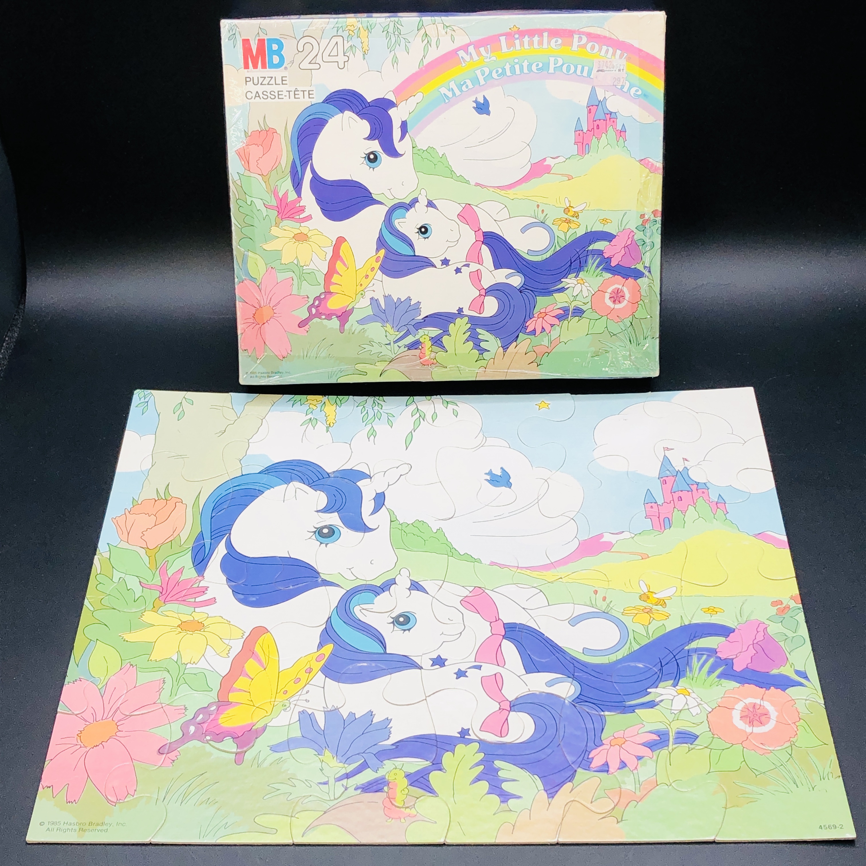 80s My Little Pony Unicorn Jigsaw Puzzle 24 large piece COMPLETE ...