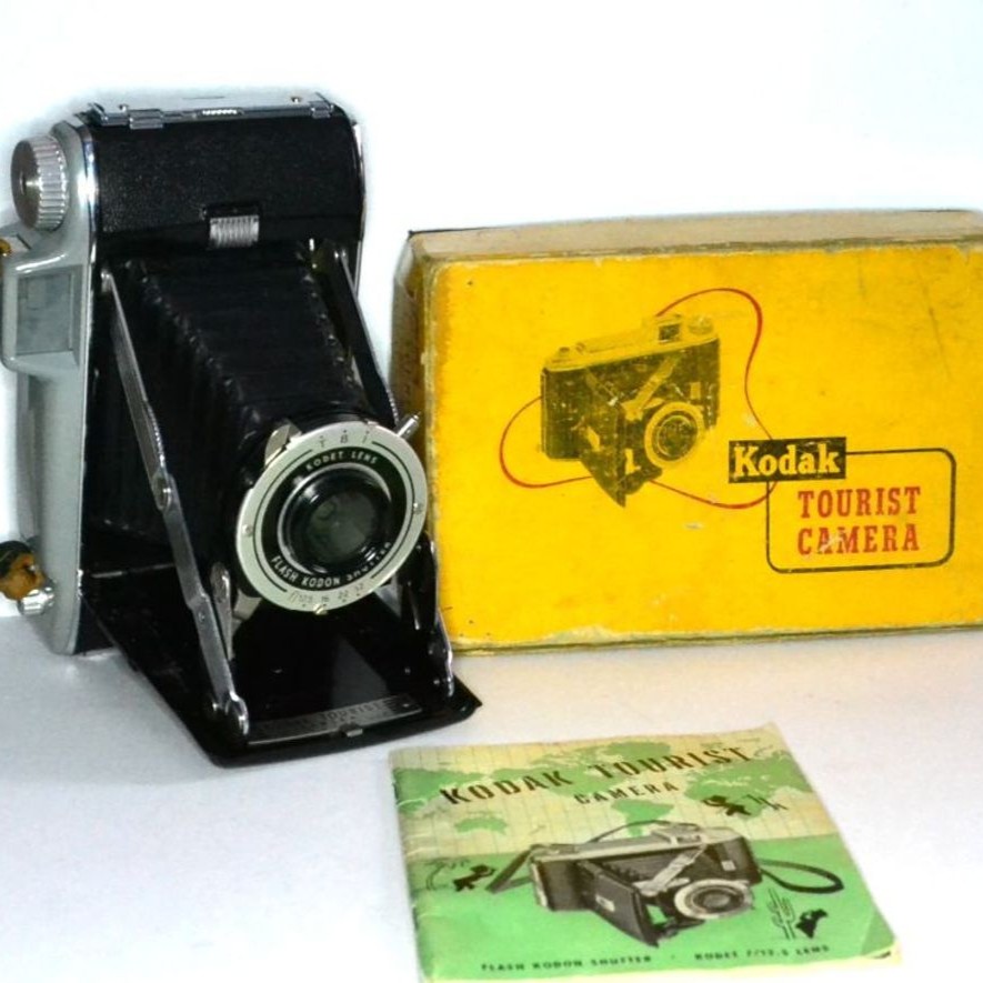 Kodak Tourist Camera Iconic Mid-Century Photography With Original Box ...