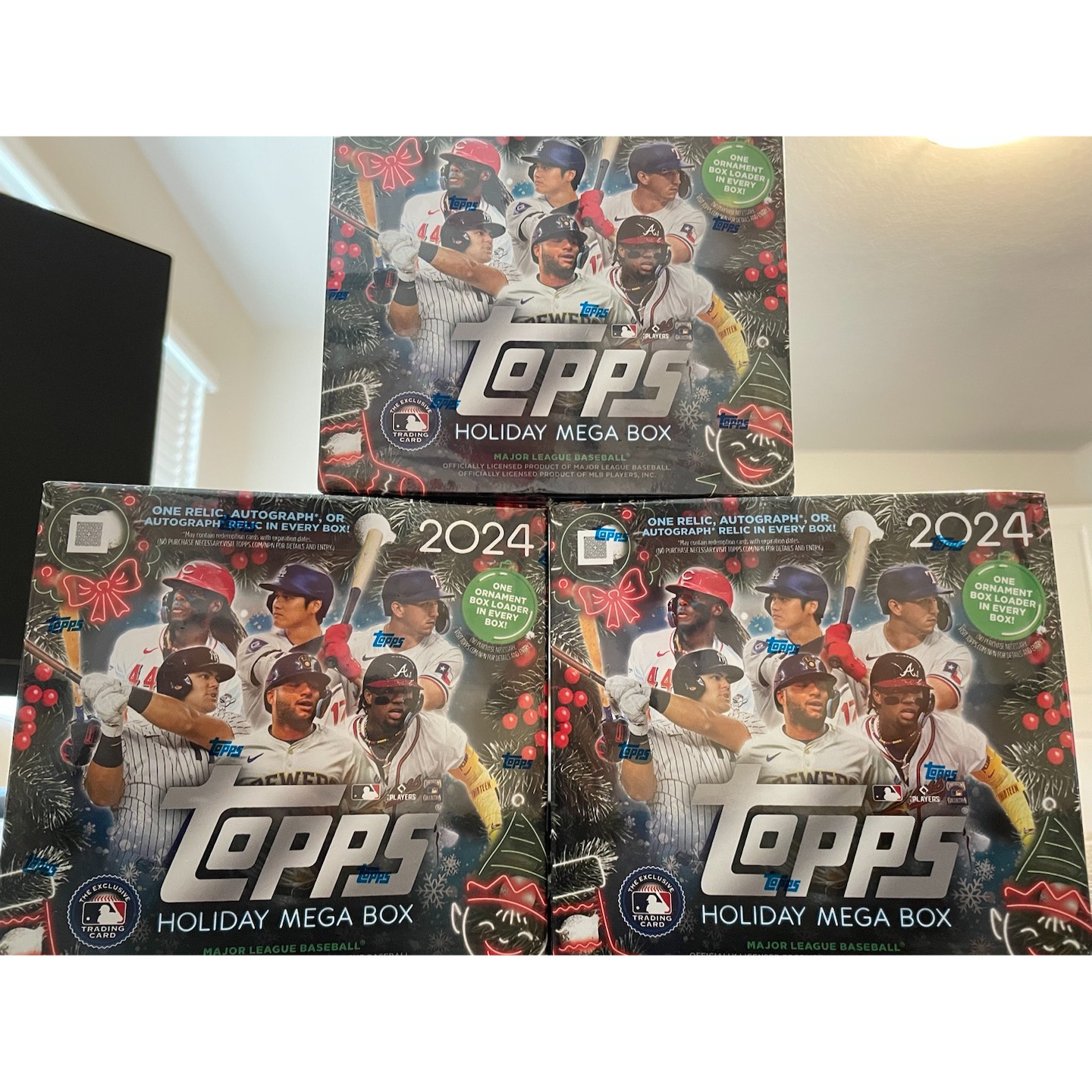 2024 Topps Holiday Mega Box x3
