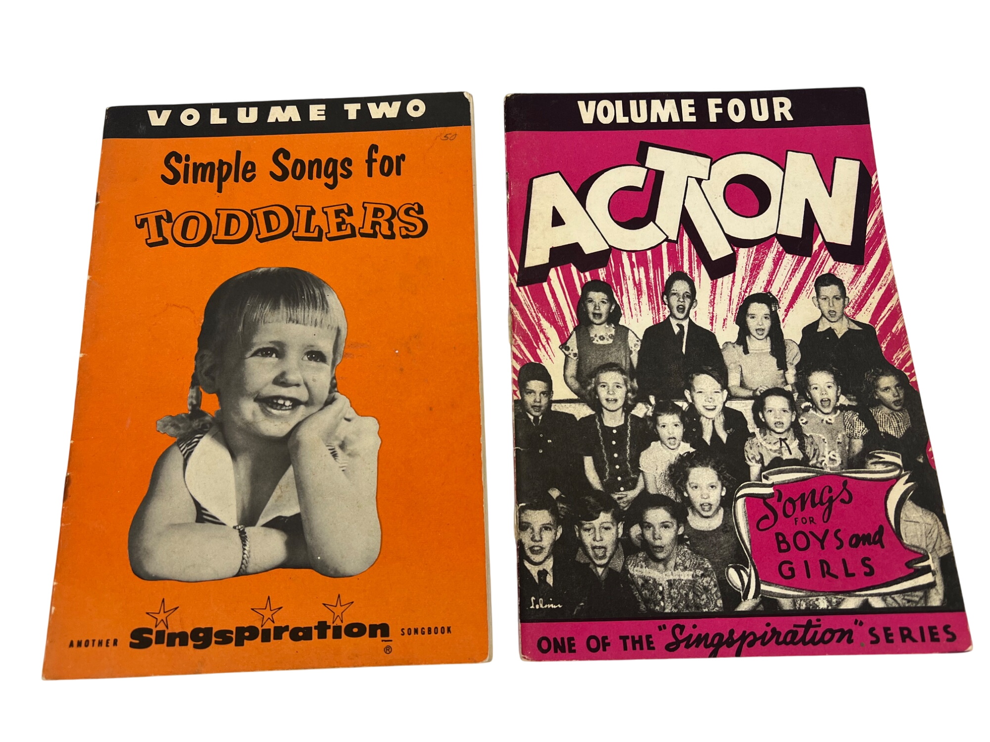 Singspiration Kids Gospel Songbooks: Action Vol 4 (1955) & Toddlers Vol ...