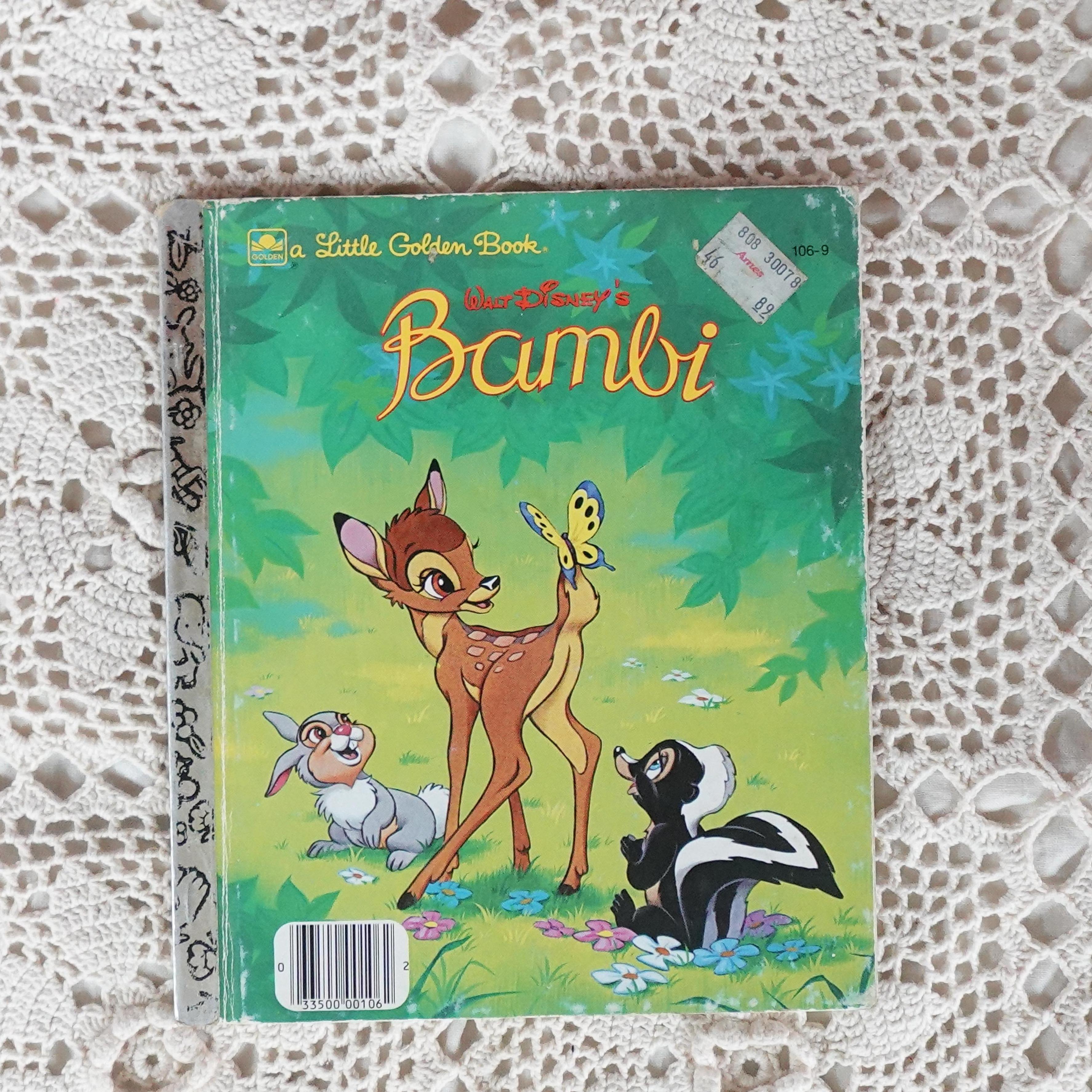 Little Golden Book Walt Disney's Bambi 1984