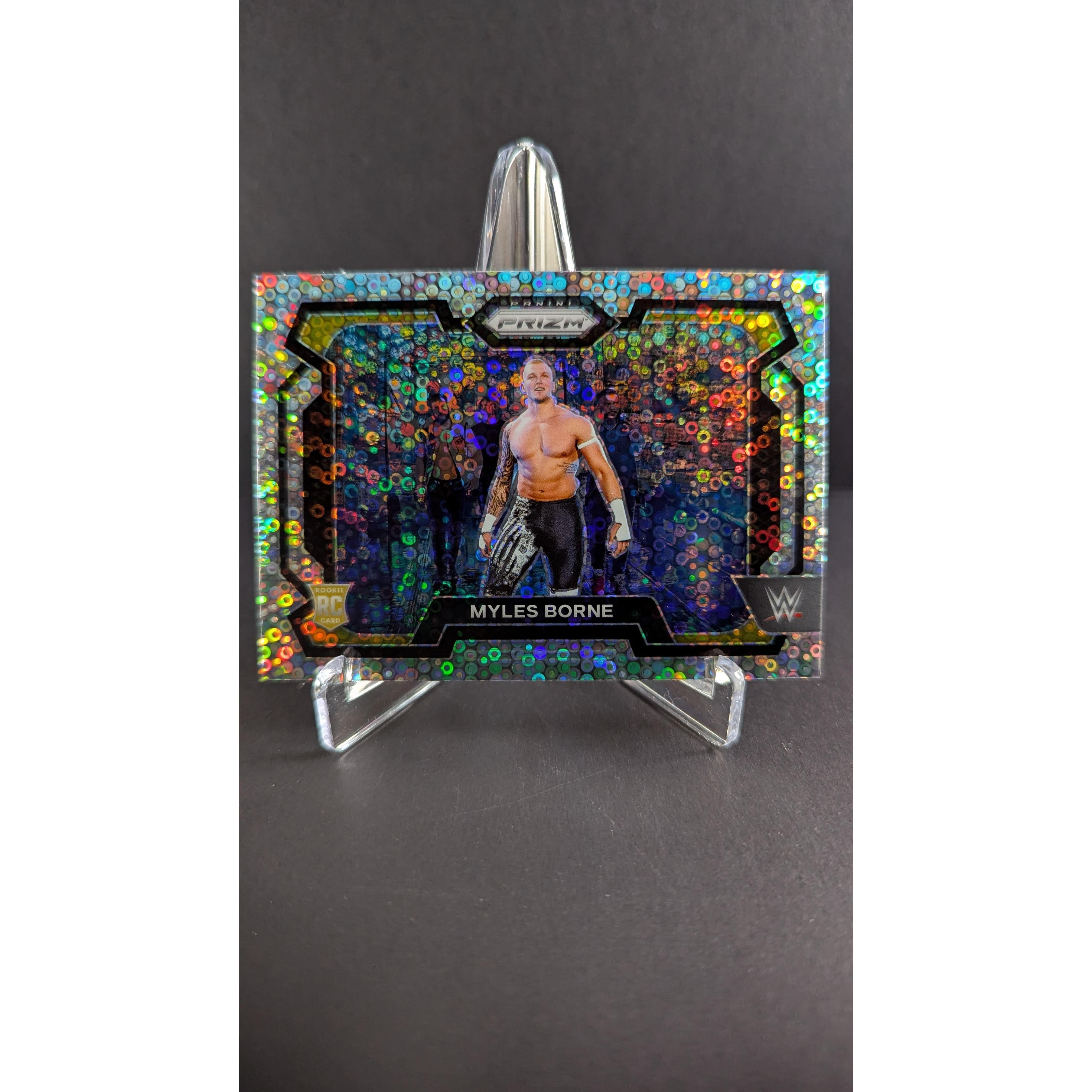 Myles Borne 2024 WWE Panini Prizm DISCO Rookie Card