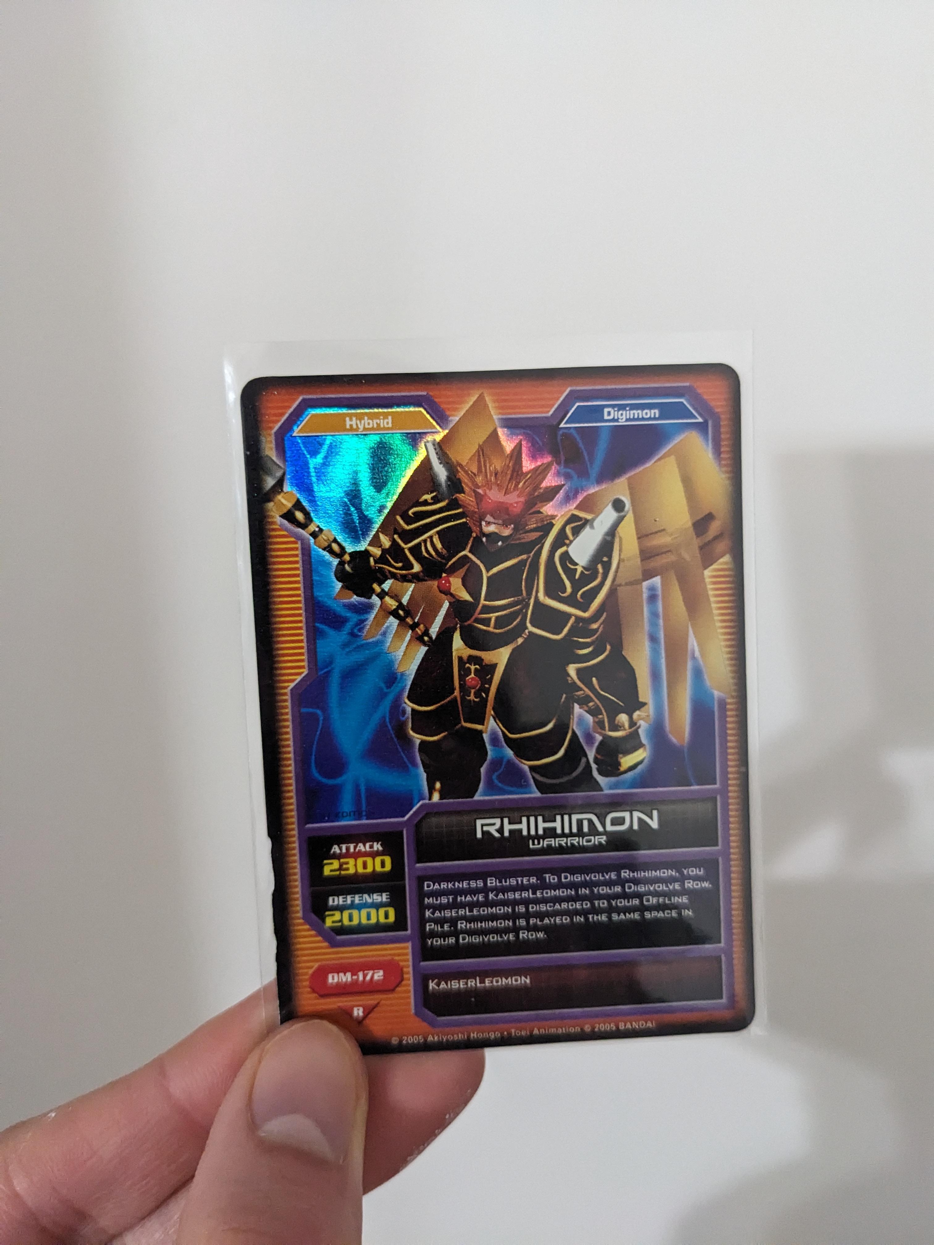 Rhihimon Digimon CCG (Series: Generations) hybrid DM-172 Holo MP